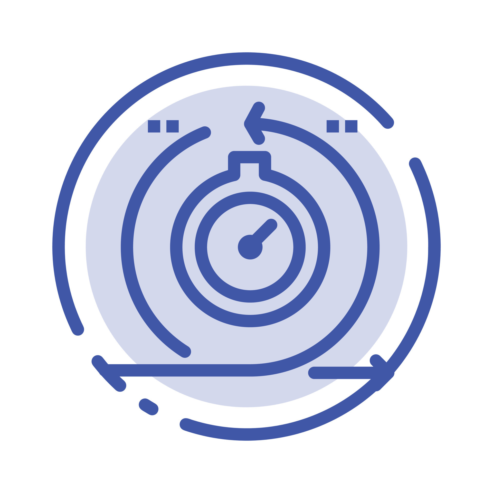 Agile Cycle Development Fast Iteration Blue Dotted Line Line Icon ...