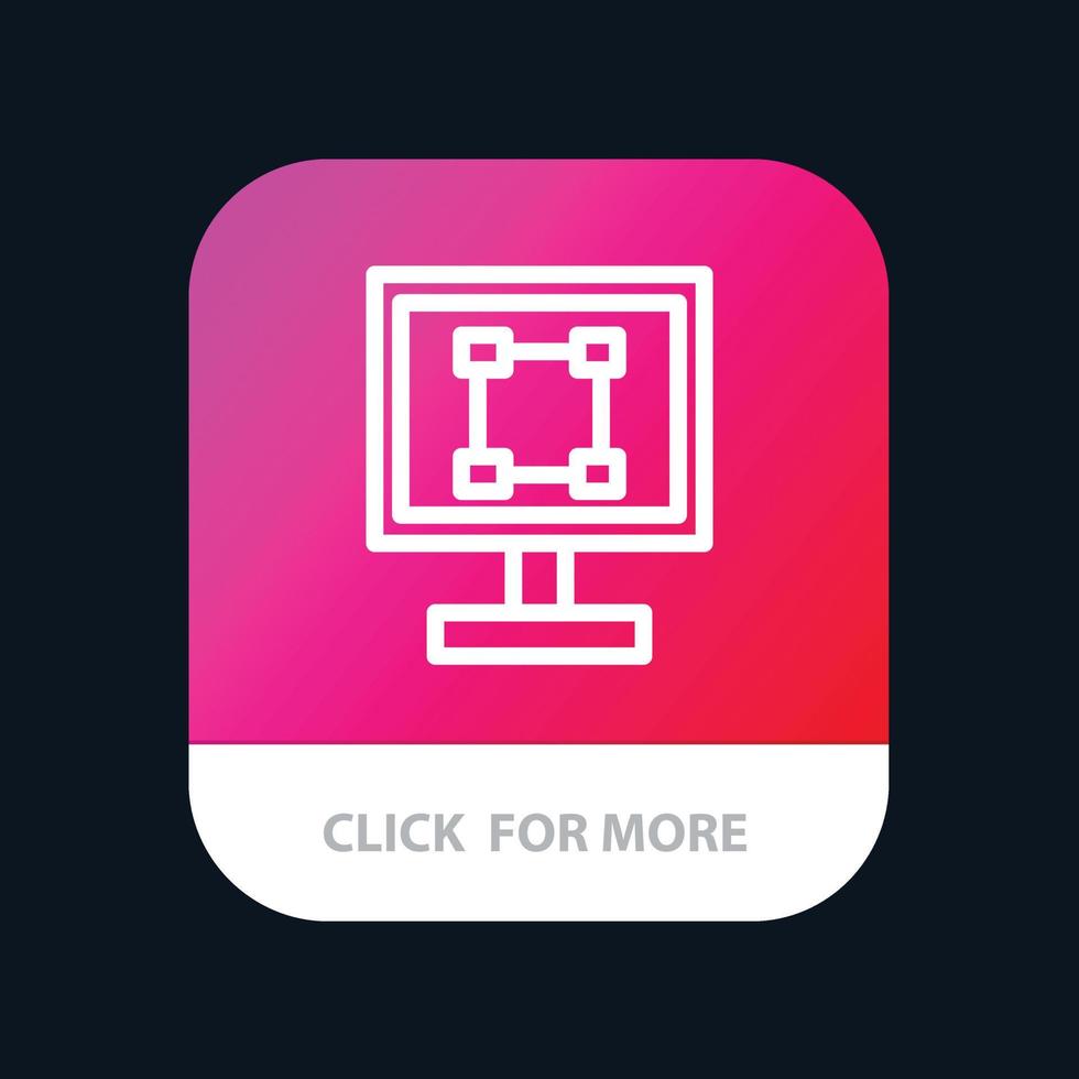 Crop Graphics Design Program Application Mobile App Button Android and IOS Line Version 17996440 ...