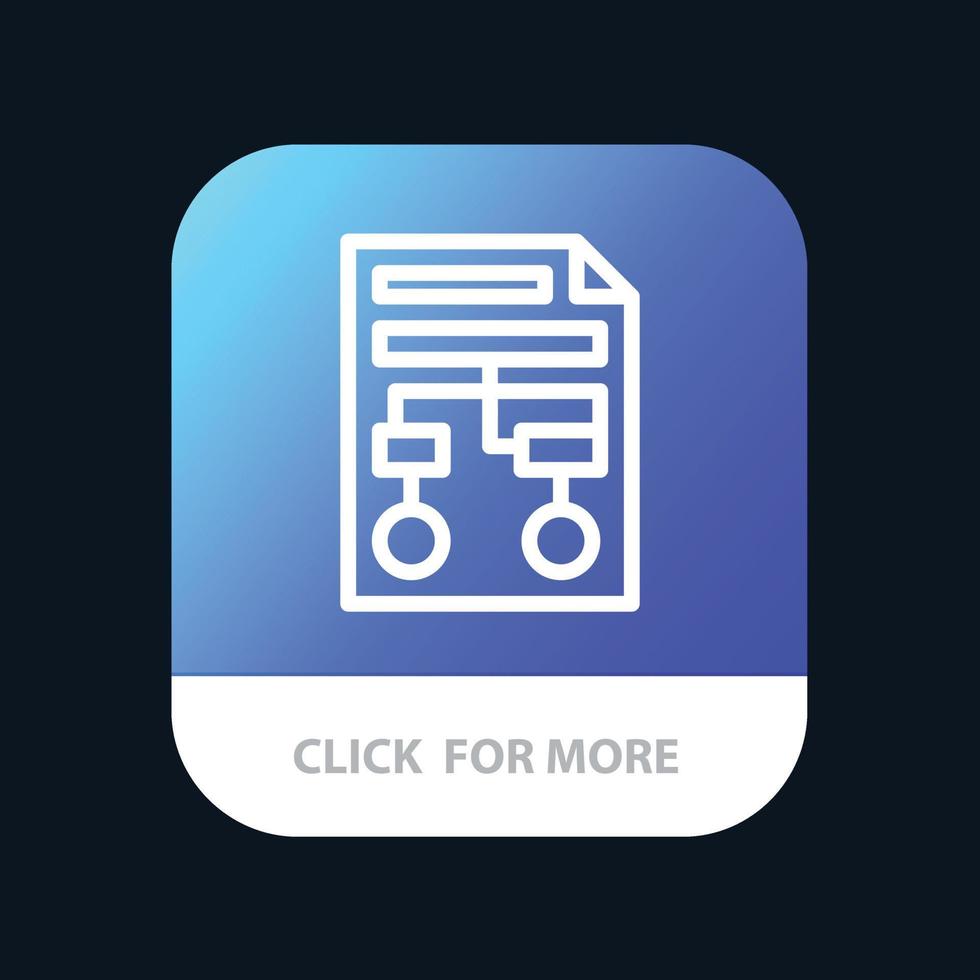 Graph Paper Process Wireframe Document Mobile App Button Android And Ios Line Version 18000312