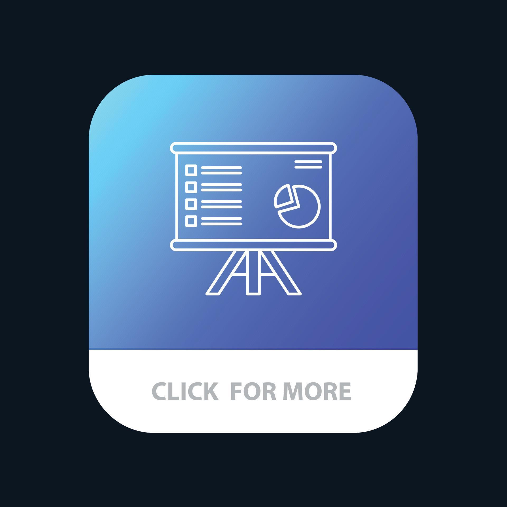 Presentation Analytics Business Chart Graph Marketing Report Mobile App Button Android And Ios