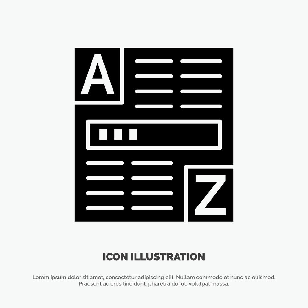 Browser Web Code Internet Solid Black Glyph Icon 18003212 Vector Art at ...