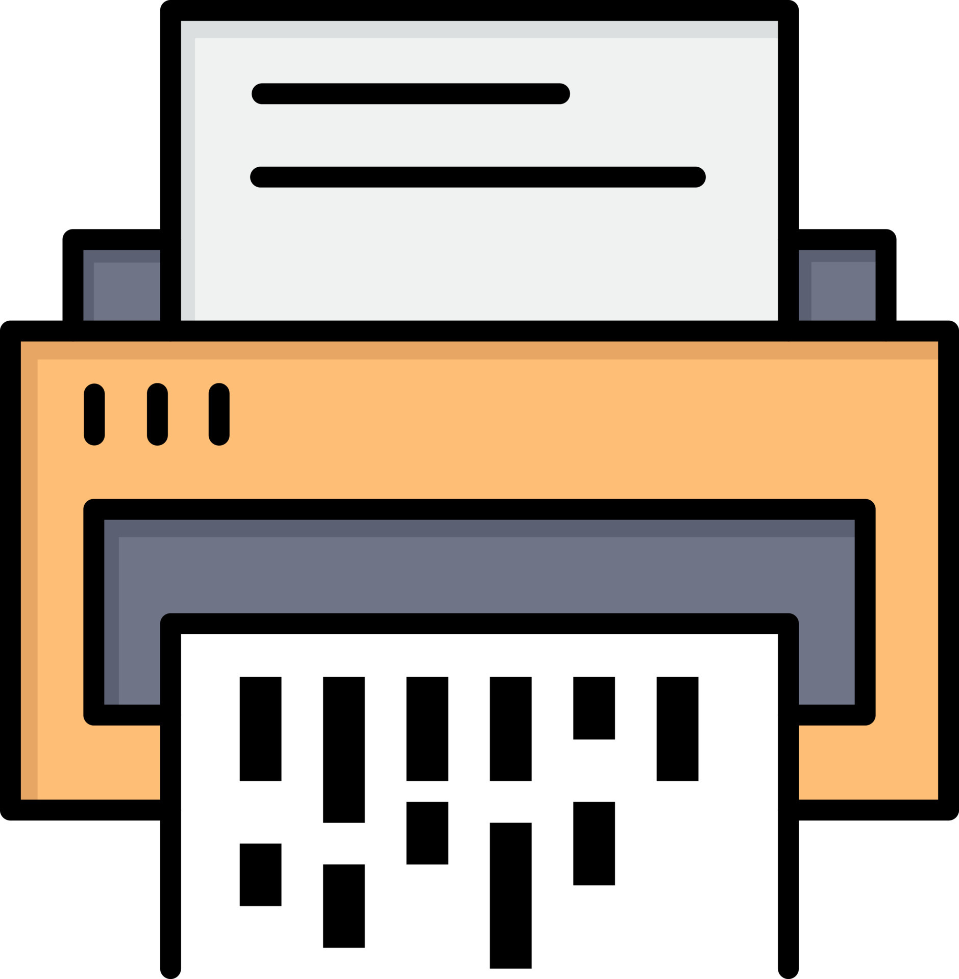 Confidential Data Delete Document File Information Shredder Flat Color Icon Vector Icon Banner