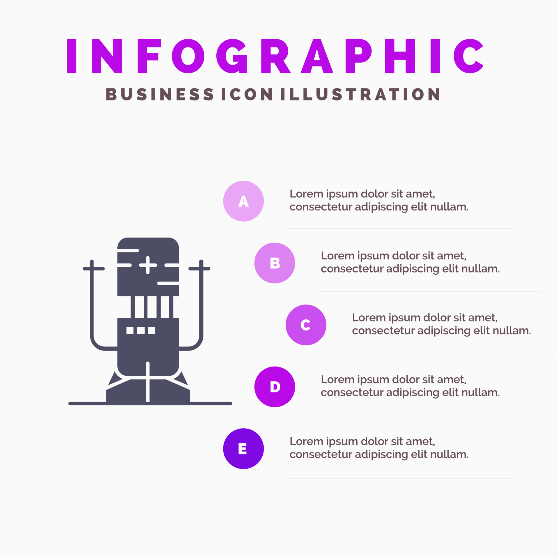 Biochip Bot Future Machine Medical Solid Icon Infographics 5 Steps ... Biochip Bot Future Machine Medical Solid Icon Infographics 5 Steps ...