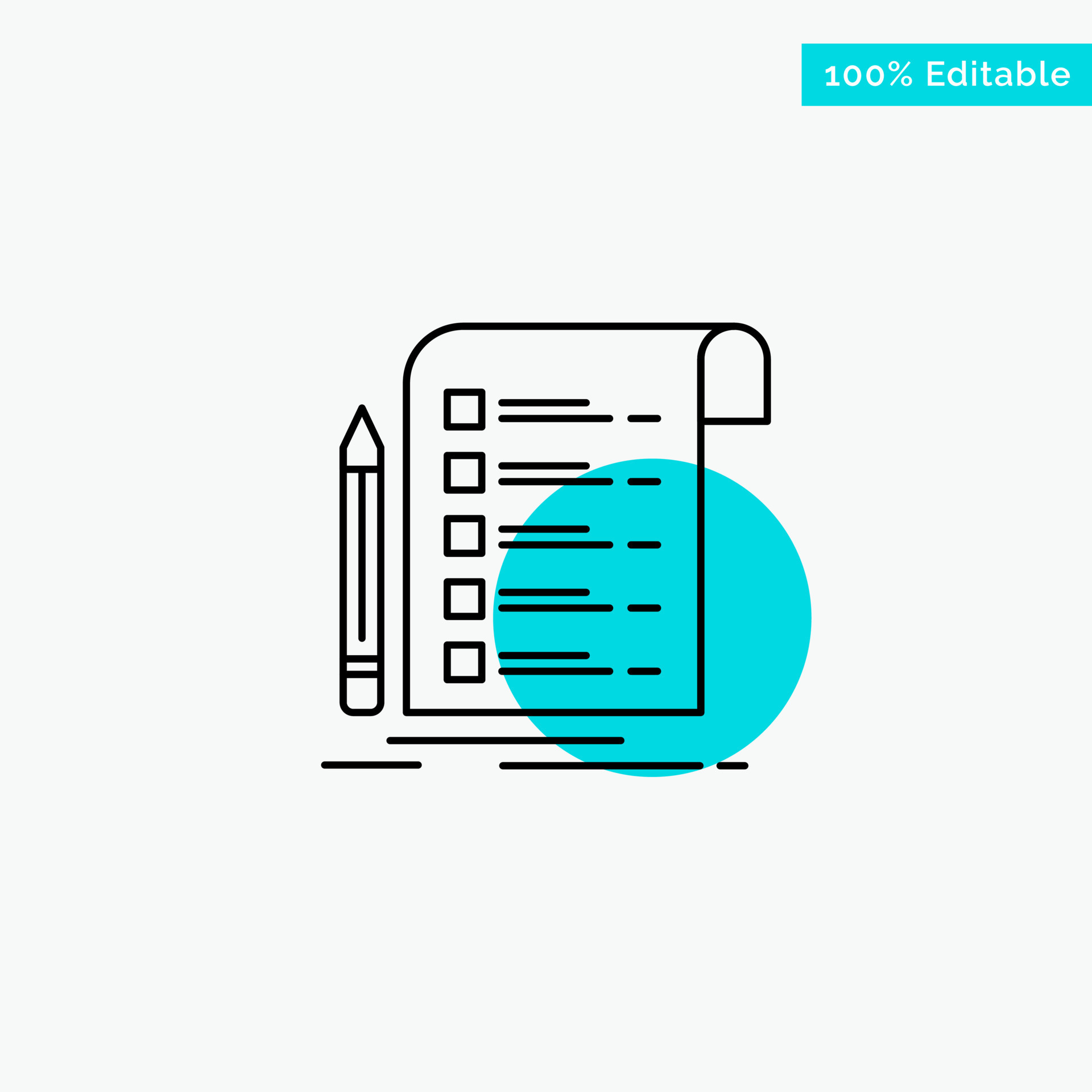 File Report Invoice Card Checklist turquoise highlight circle point ... File Report Invoice Card Checklist turquoise highlight circle point ...