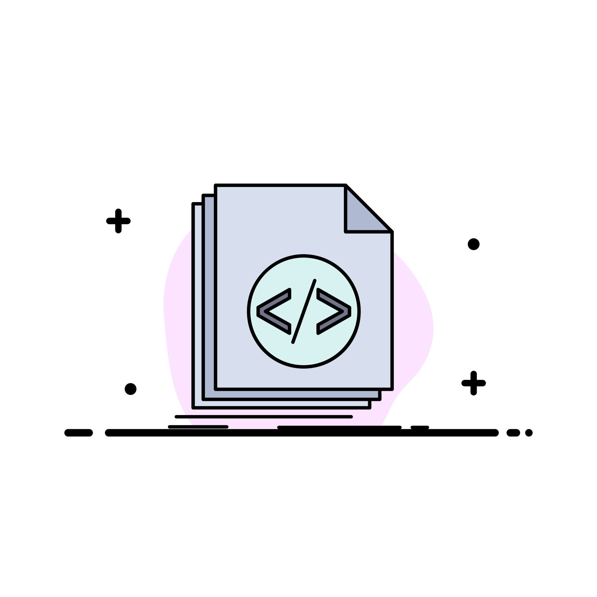 Code coding file programming script Flat Color Icon Vector 18006222 ... Code coding file programming script Flat Color Icon Vector 18006222 ...