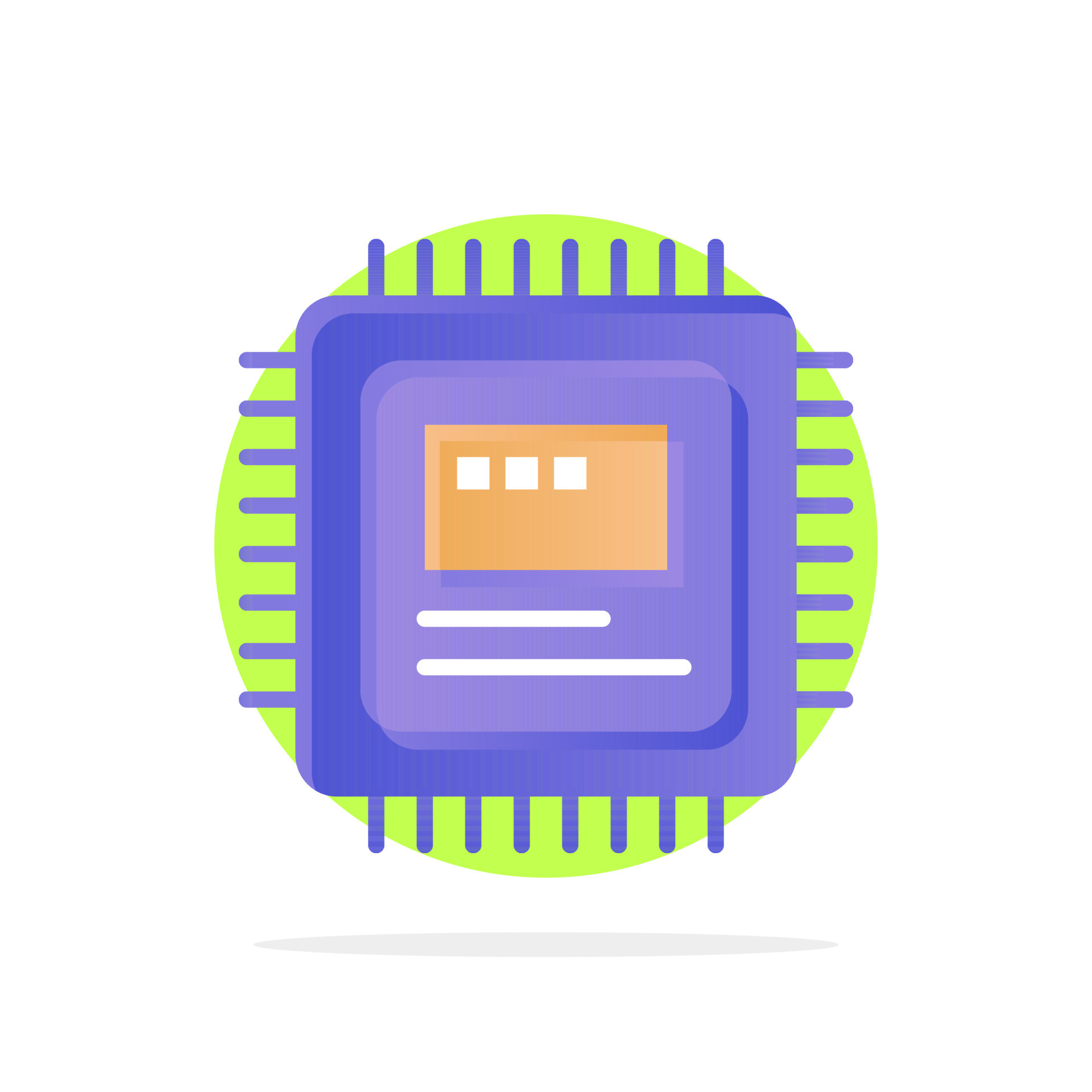 Cpu Storage Computer Hardware Abstract Circle Background Flat Color Icon 18009384 Vector Art At