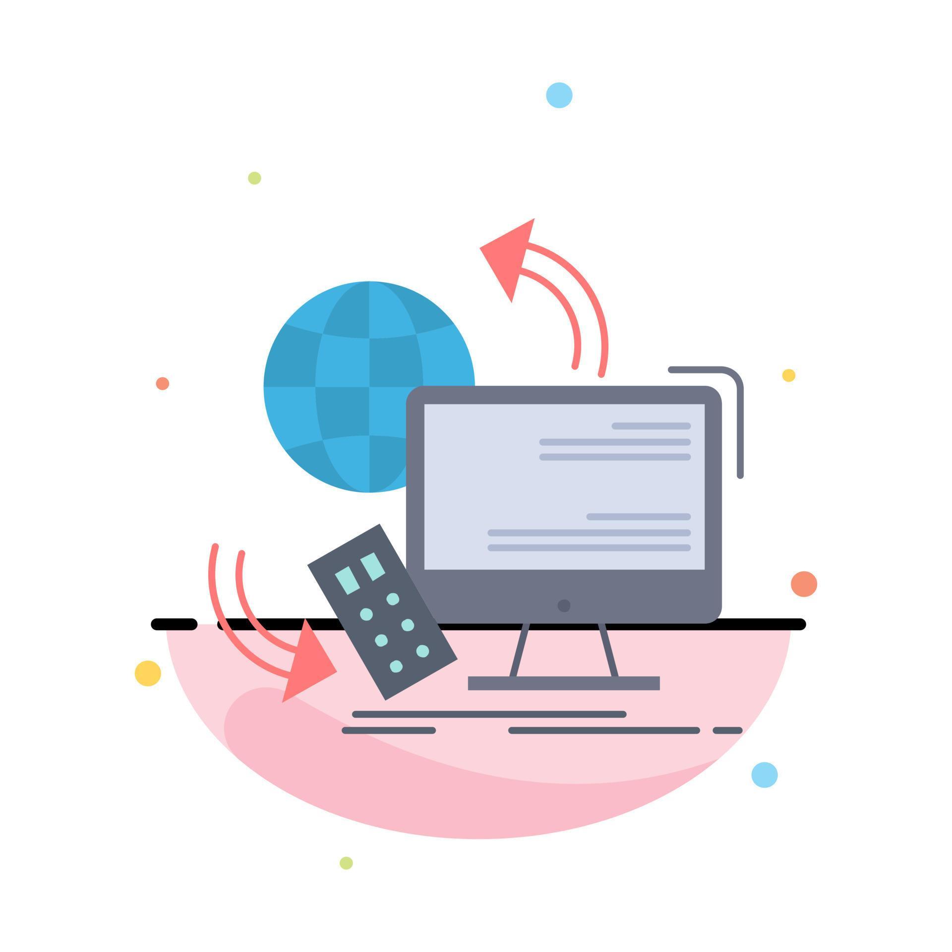 Access Control Monitoring Remote Security Flat Color Icon Vector 18012282 Vector Art At Vecteezy