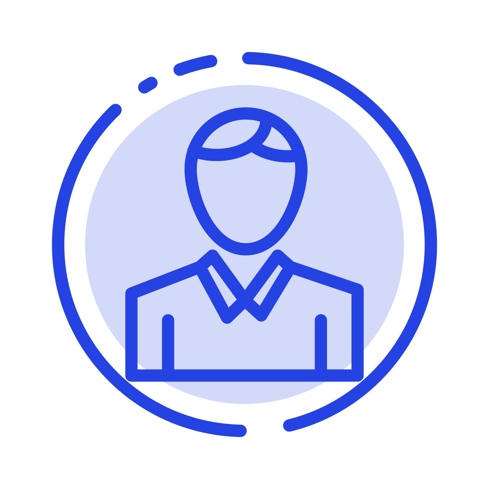 Account Human Man Person Blue Dotted Line Line Icon 18014890 Vector Art at Vecteezy