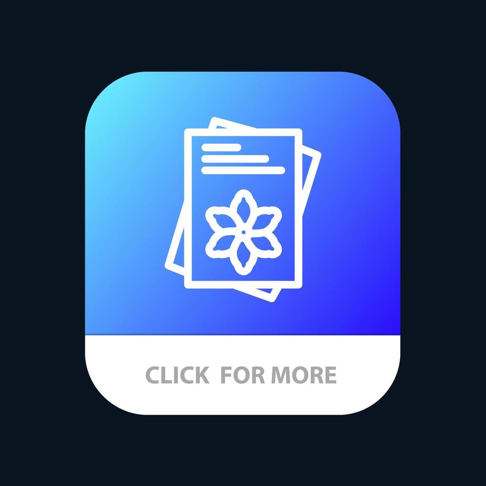 Seeds File Flower Spring Mobile App Button Android And Ios Line Version 18015186 Vector Art At