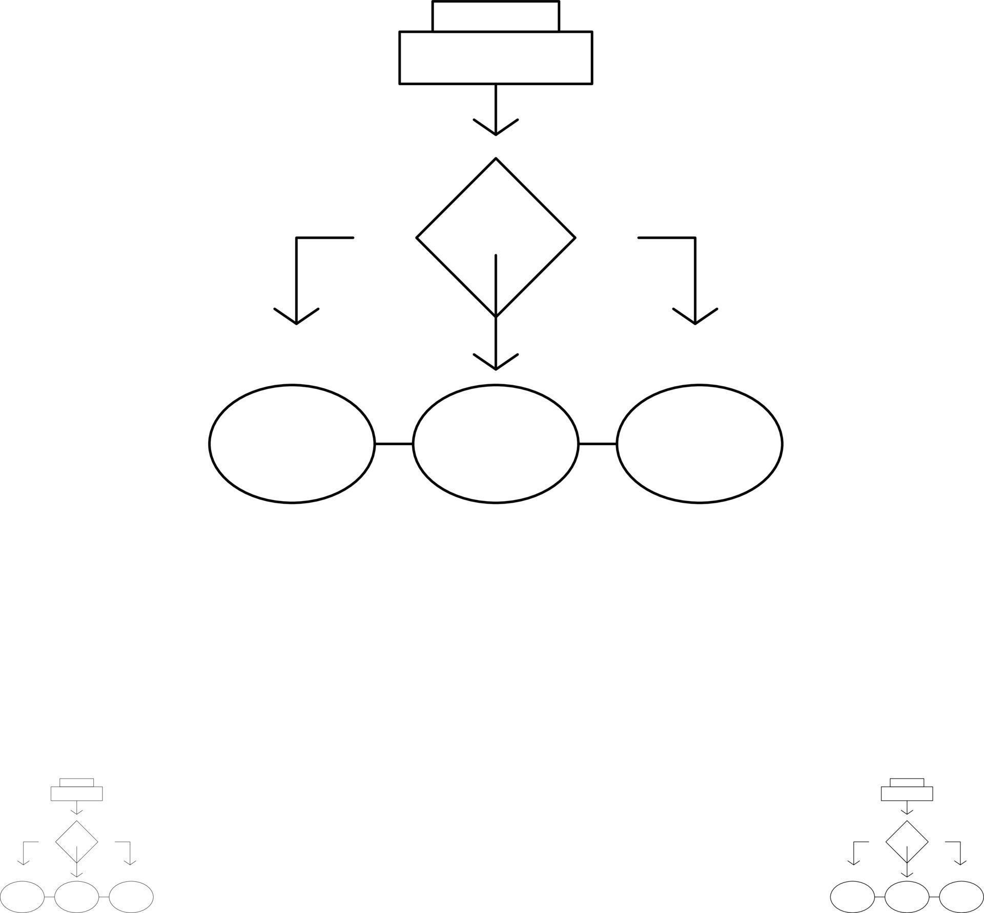 Flowchart Algorithm Business Data Architecture Scheme Structure Workflow Bold And Thin Black 5942