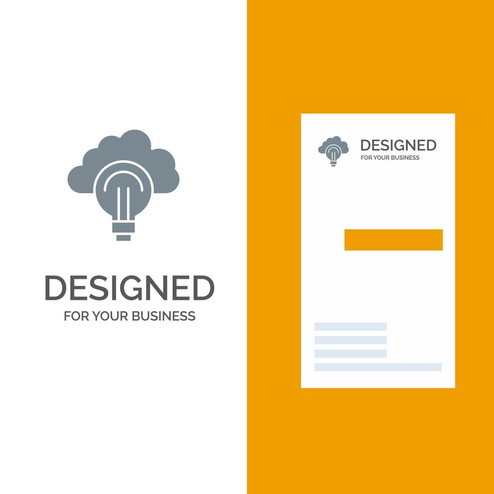 Idea Light Bulb Focus Success Grey Logo Design and Business Card ... Idea Light Bulb Focus Success Grey Logo Design and Business Card ...