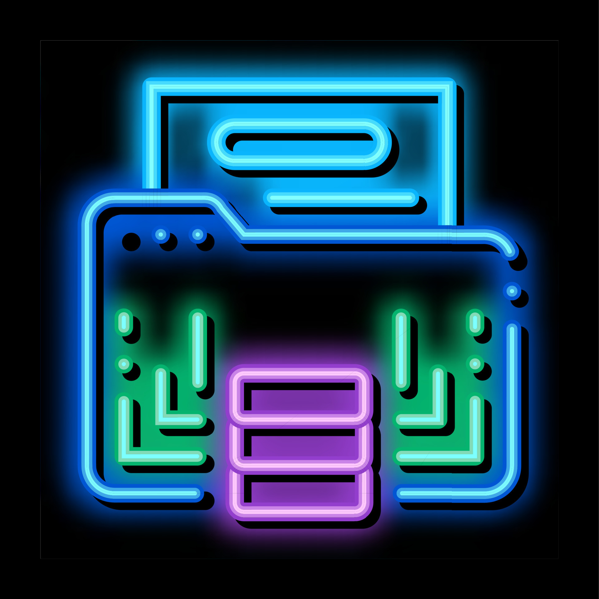 digital machine learning neon glow icon illustration 18017143 Vector ... digital machine learning neon glow icon illustration 18017143 Vector ...