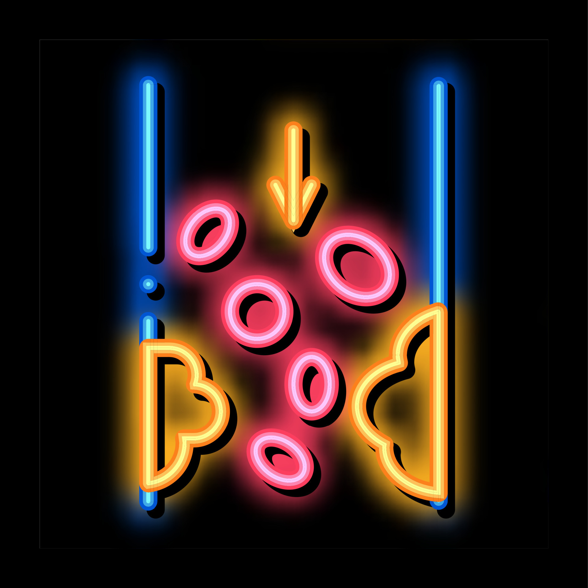 atherosclerosis vessel problem neon glow icon illustration 18017198 ... atherosclerosis vessel problem neon glow icon illustration 18017198 ...