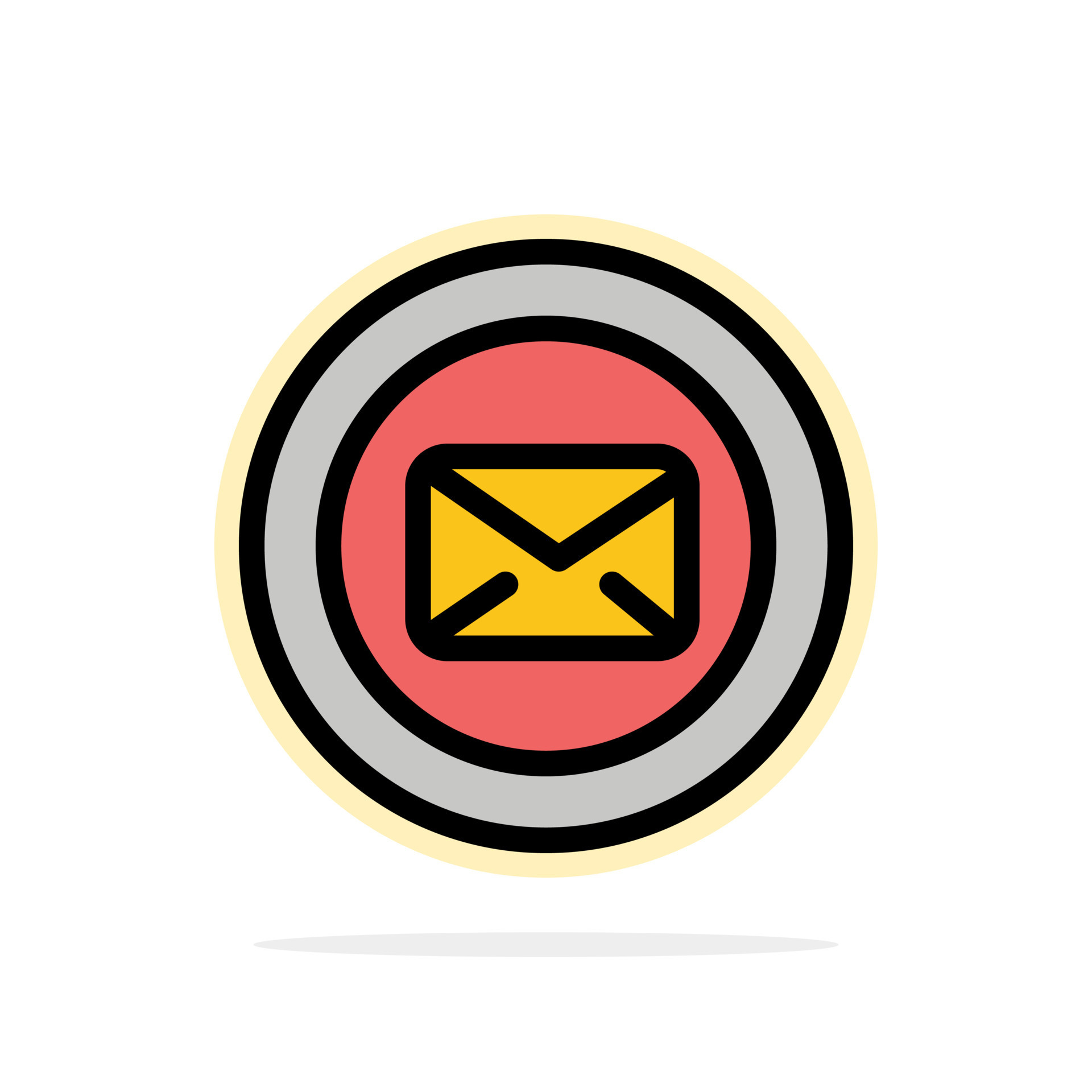 Chat Message Support Text Message Typing Abstract Circle Background Flat Color Icon 18022893