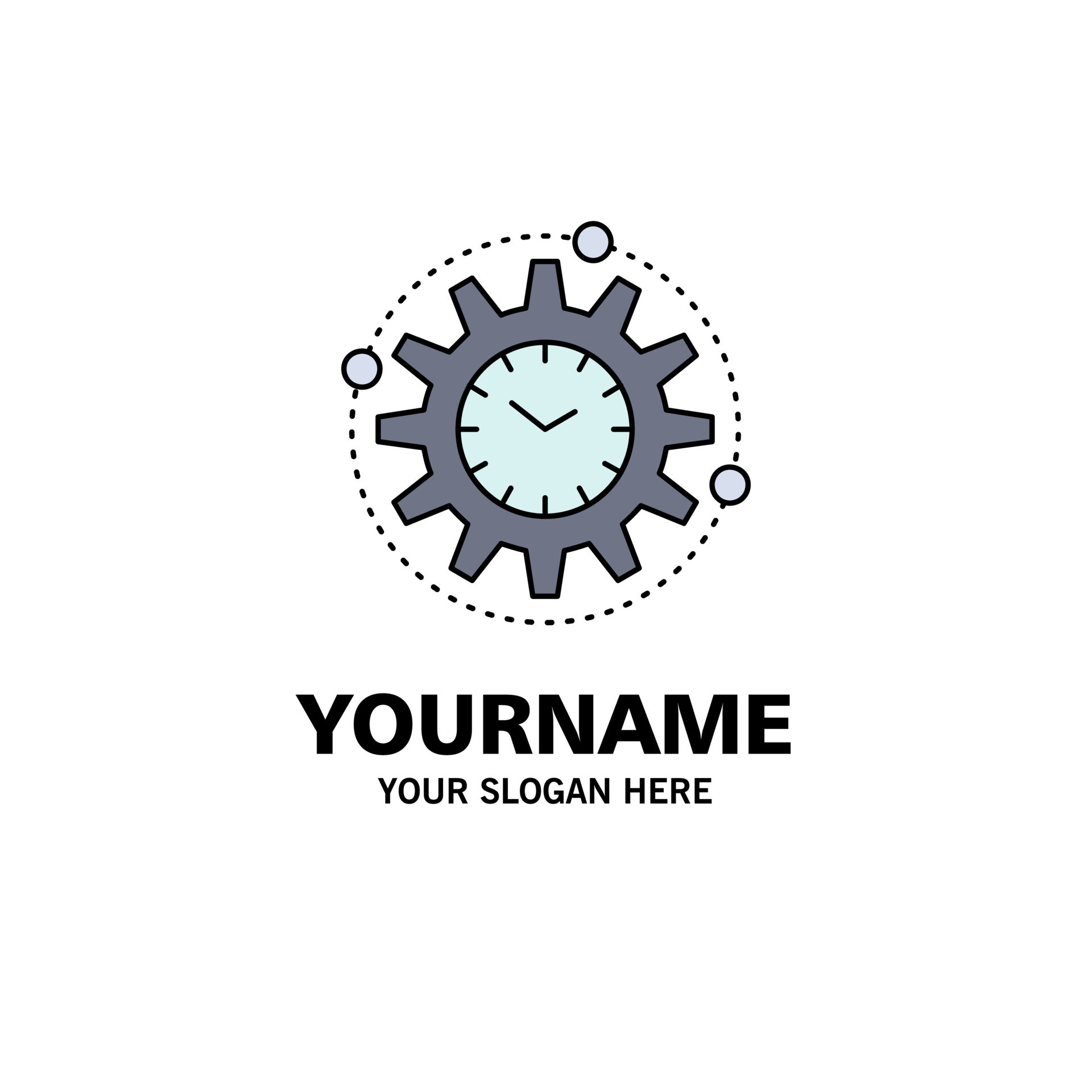 Efficiency Management Processing Productivity Project Flat Color Icon
