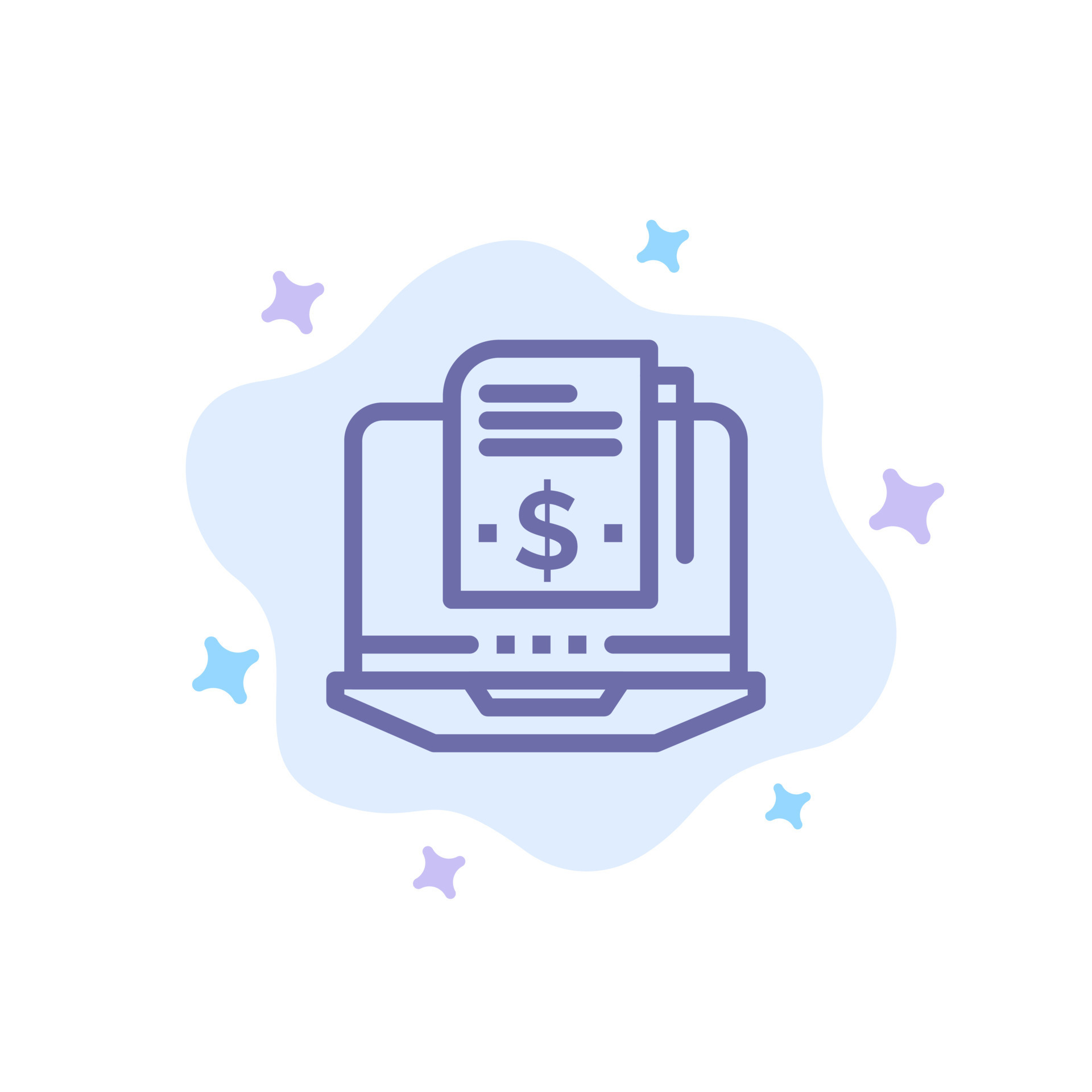 Subscription Model Subscription Model Digital Blue Icon on Abstract ...