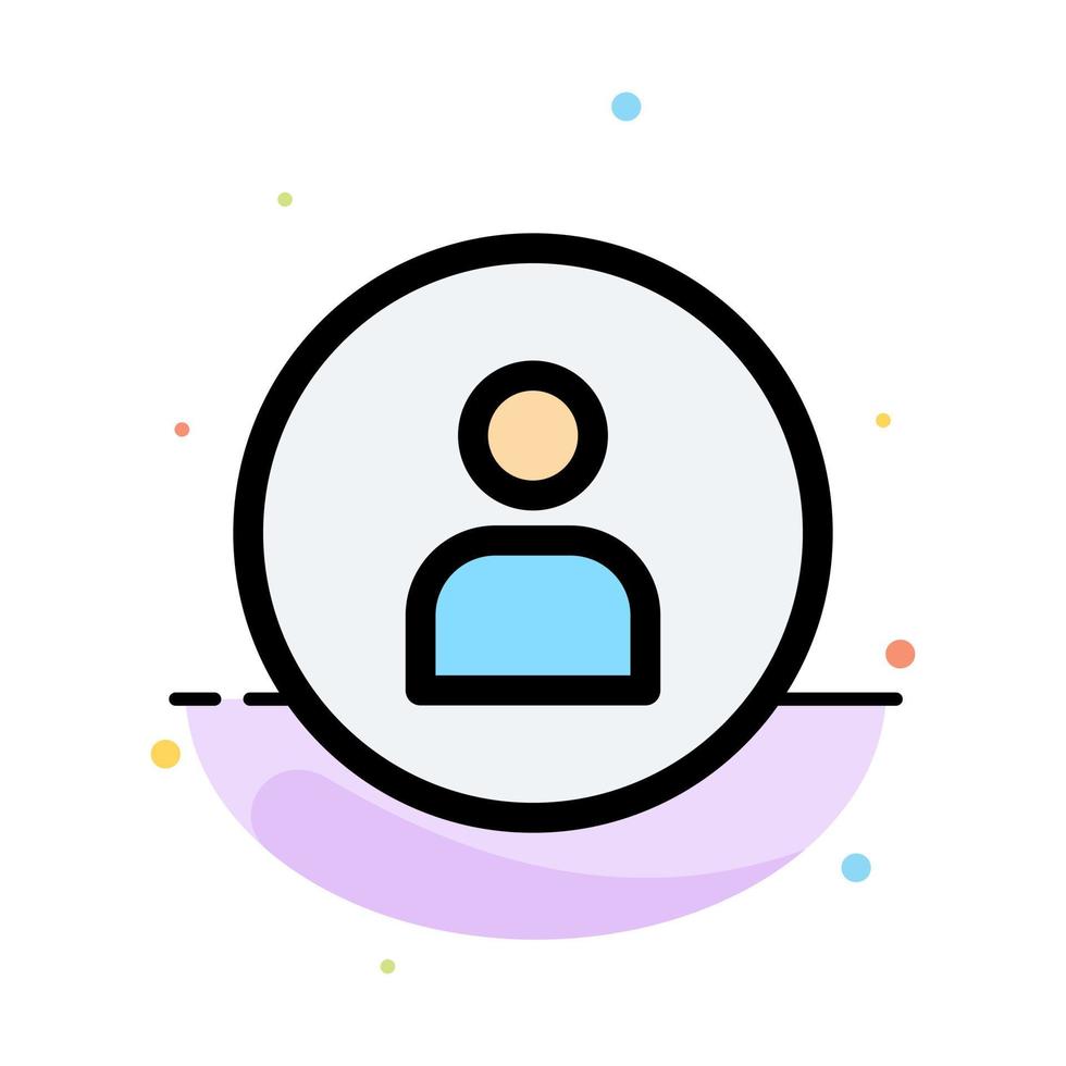 Man Worker Basic Ui Abstract Flat Color Icon Template 18025967 Vector Art At Vecteezy