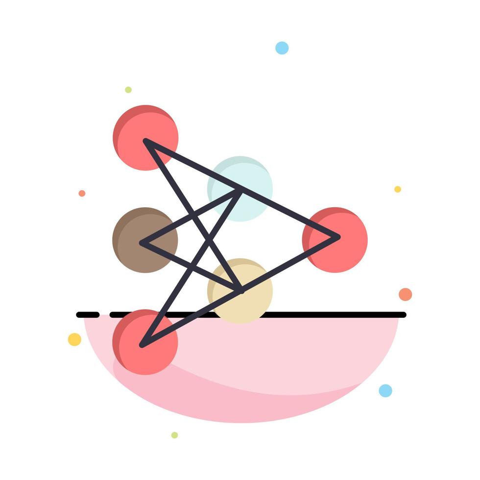 Learning Deep Algorithm Data Business Logo Template Flat Color 18026691 ...