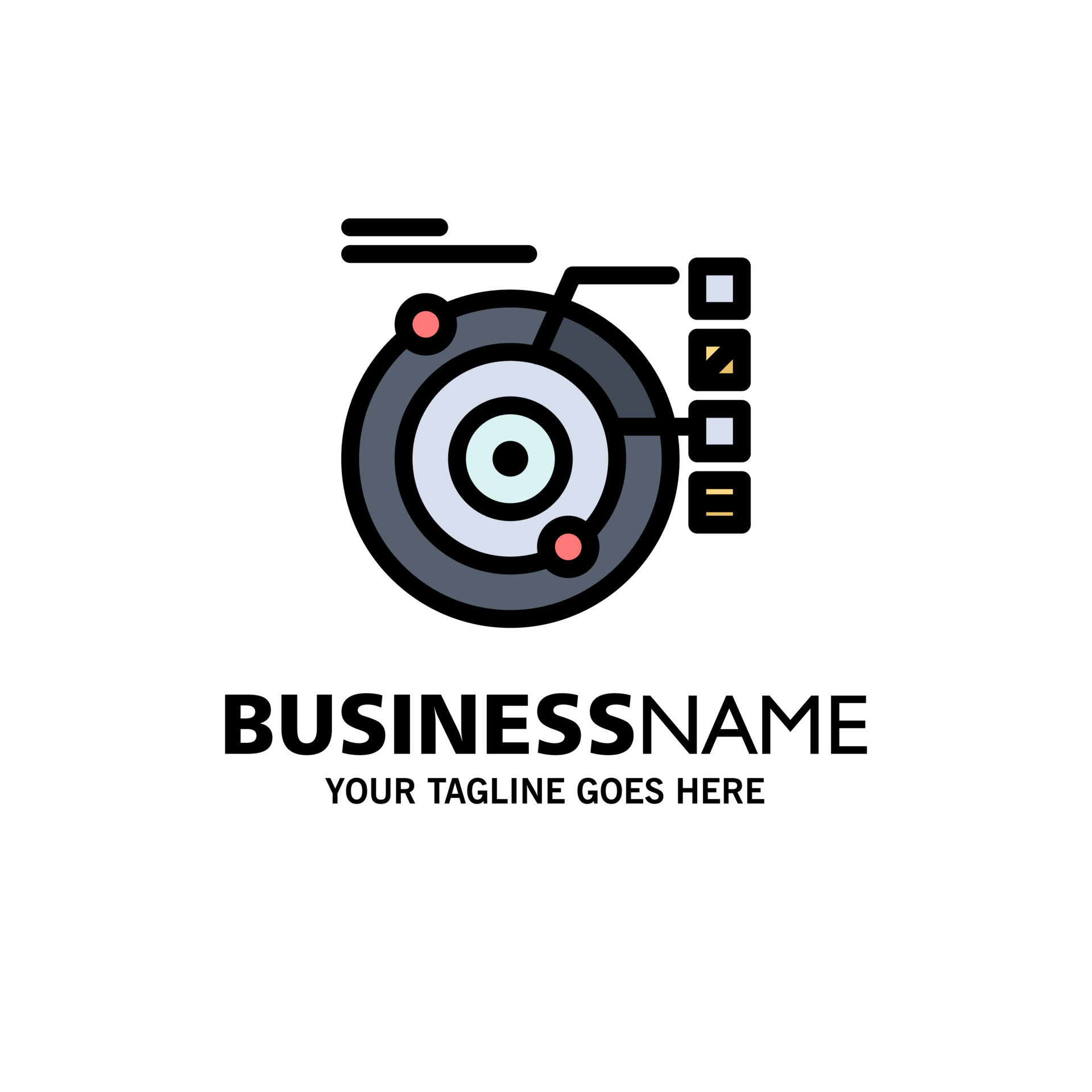 Data Model Orbit Planetary Solar Business Logo Template Flat Color data-model-orbit-planetary-solar-business-logo-template-flat-color