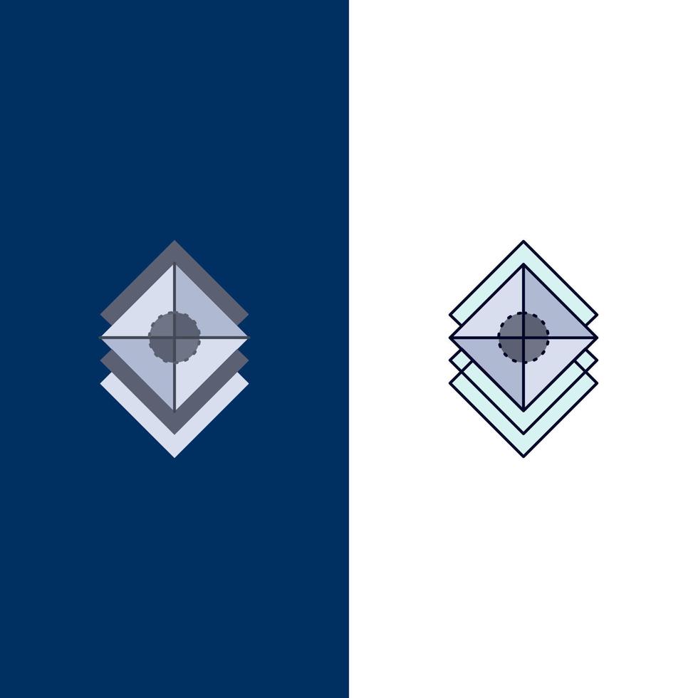 Arrange design layers stack layer Flat Color Icon Vector 18027546 Vector Art at Vecteezy