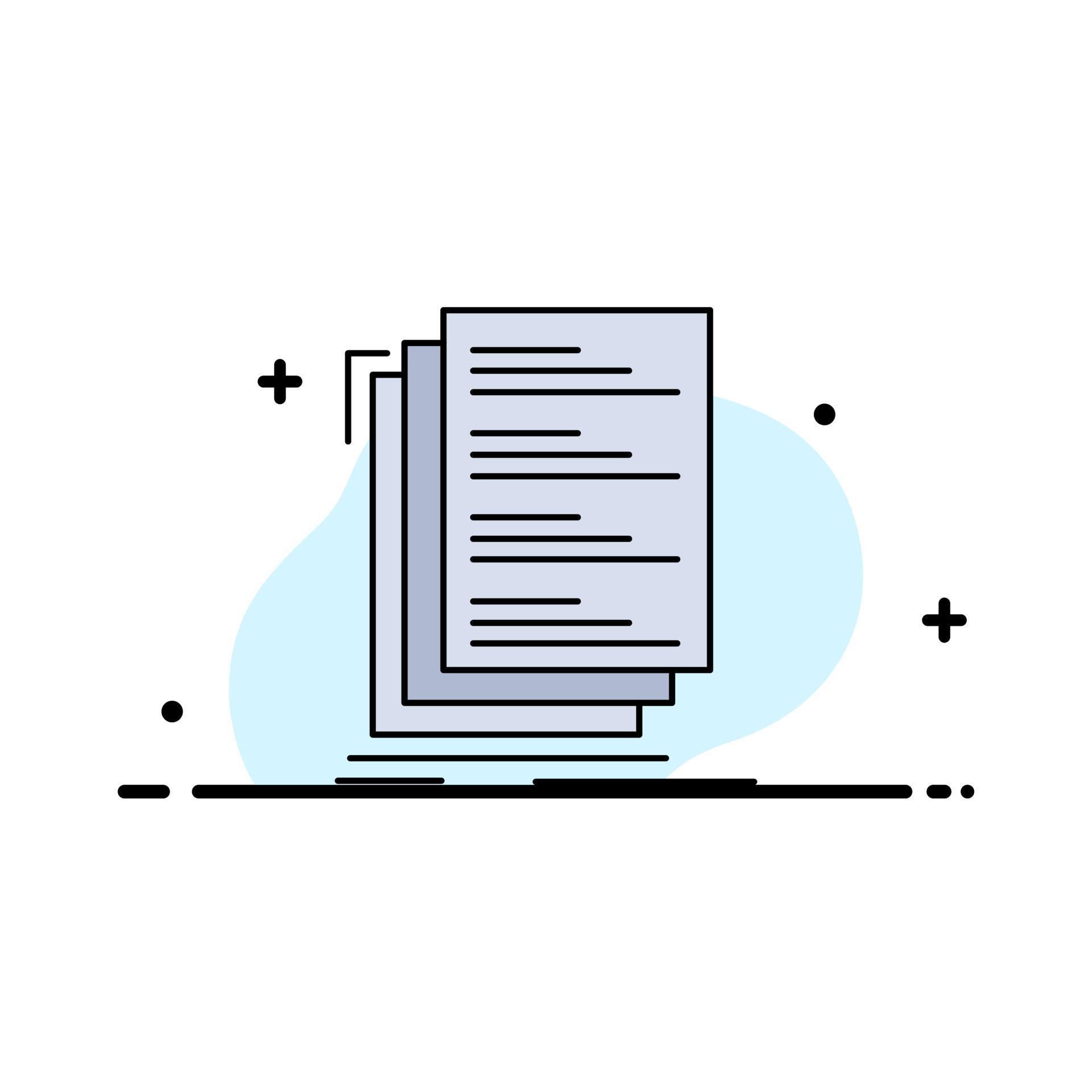 Code Coding Compile Files List Flat Color Icon Vector 18028899 Vector 5165