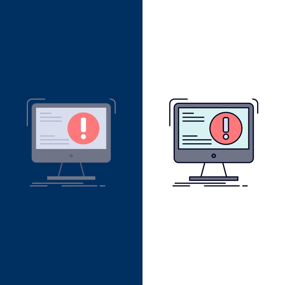Alert Antivirus Attack Computer Virus Flat Color Icon Vector 18029795 Vector Art At Vecteezy