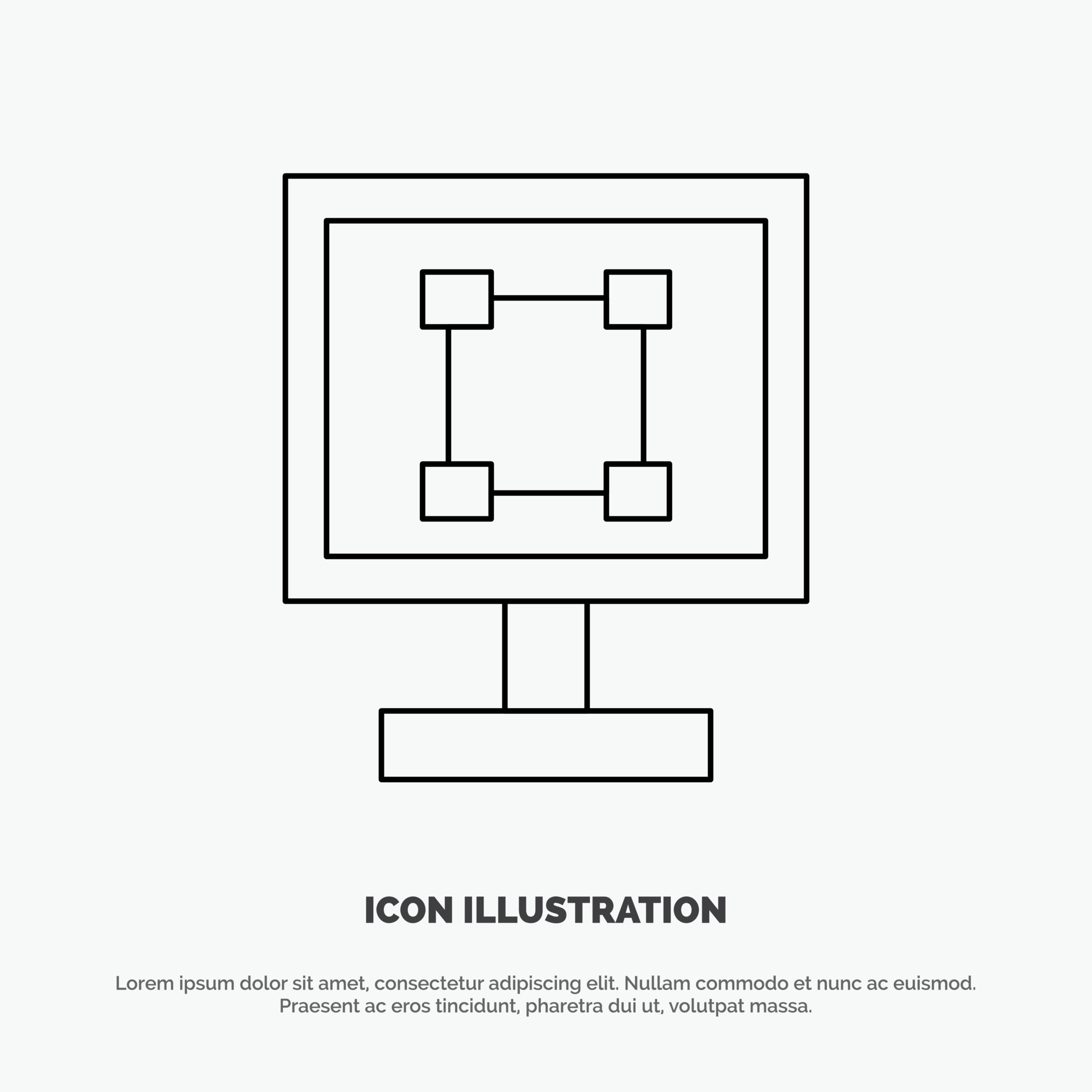 Crop Graphics Design Program Application Line Icon Vector 18030539 Vector Art at Vecteezy