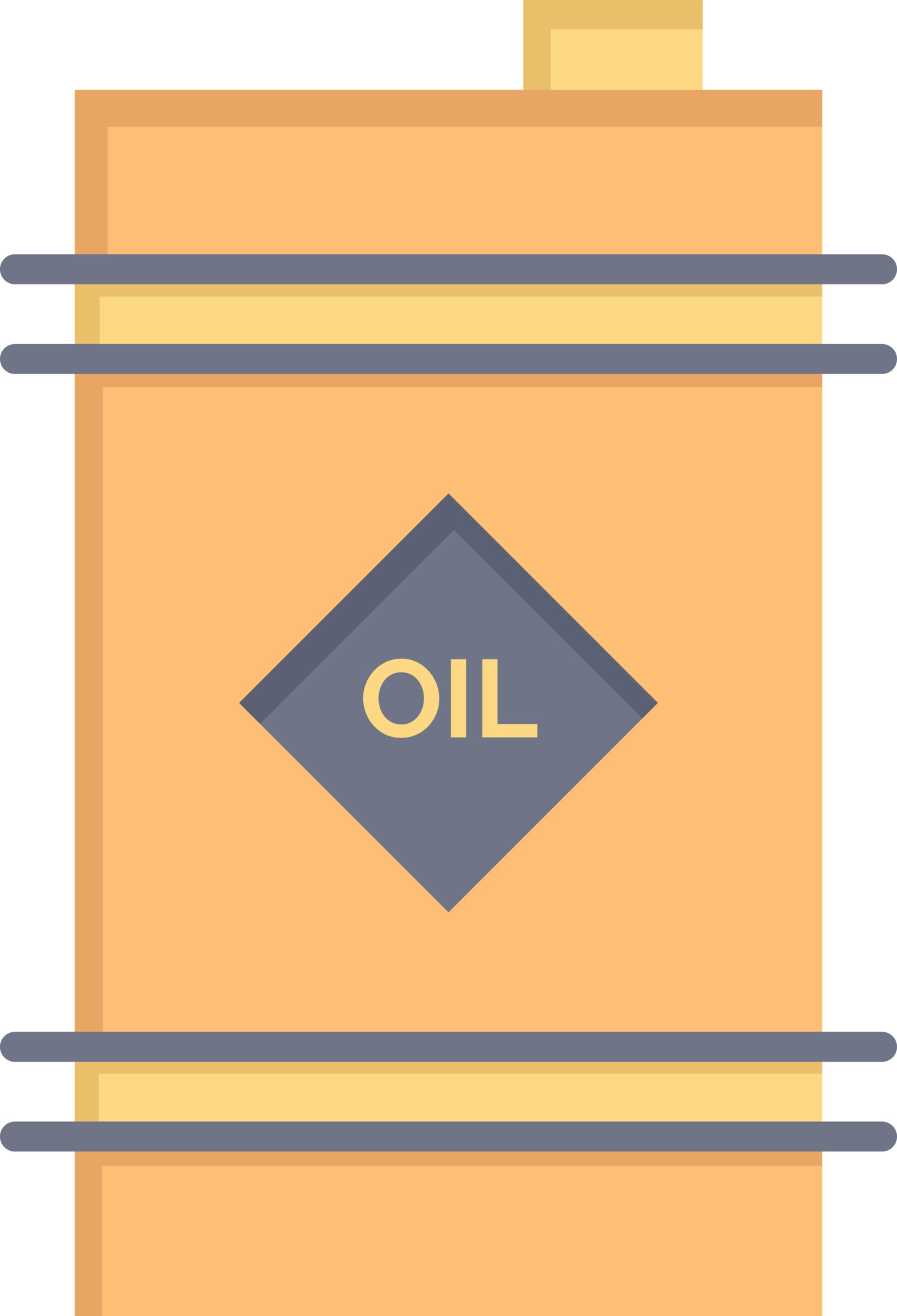 Barrel Oil Oil Barrel Toxic Flat Color Icon Vector Icon Banner Template 18032094 Vector Art At