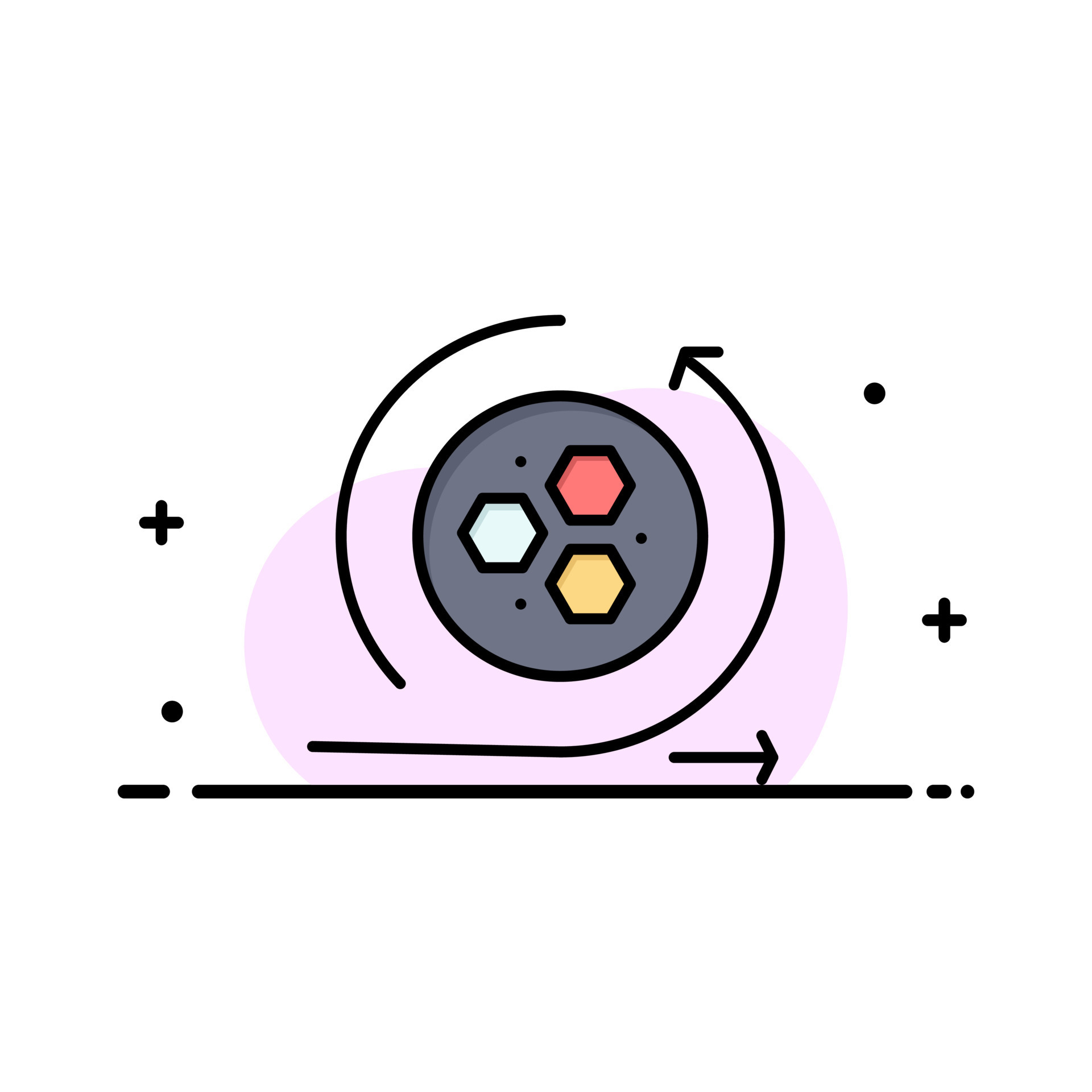 Modeling Api Modeling Science Business Logo Template Flat Color 18032763 Vector Art At Vecteezy