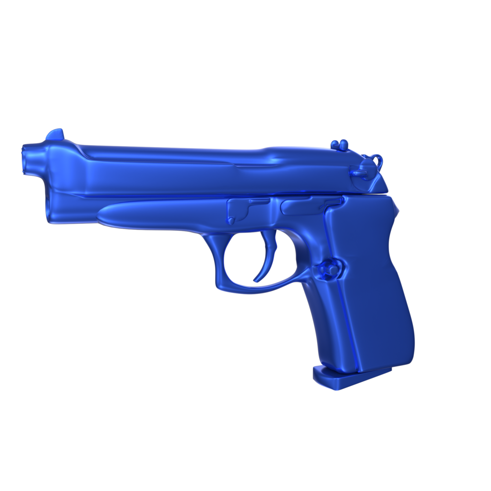 3d Rendering Of Pistol Gun 18066084 Png