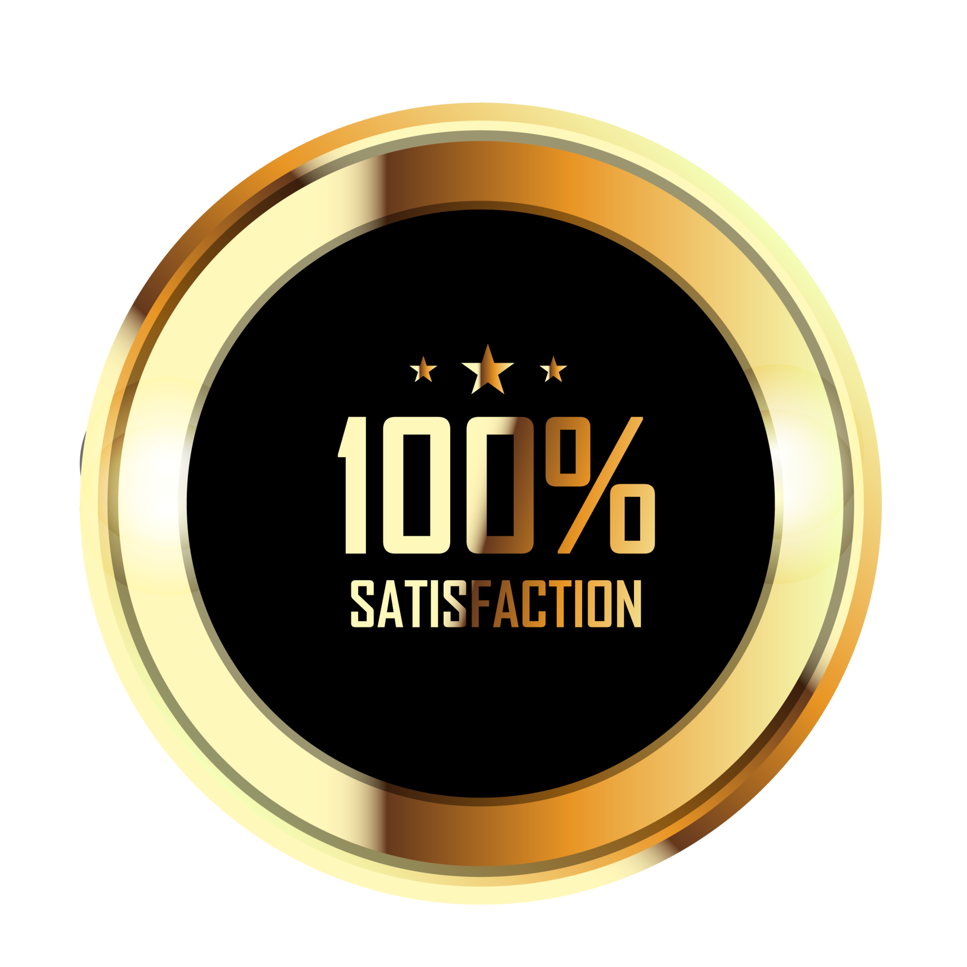 Gold badges seal quality labels. sale medal badge stamp golden genuine 18107043 PNG