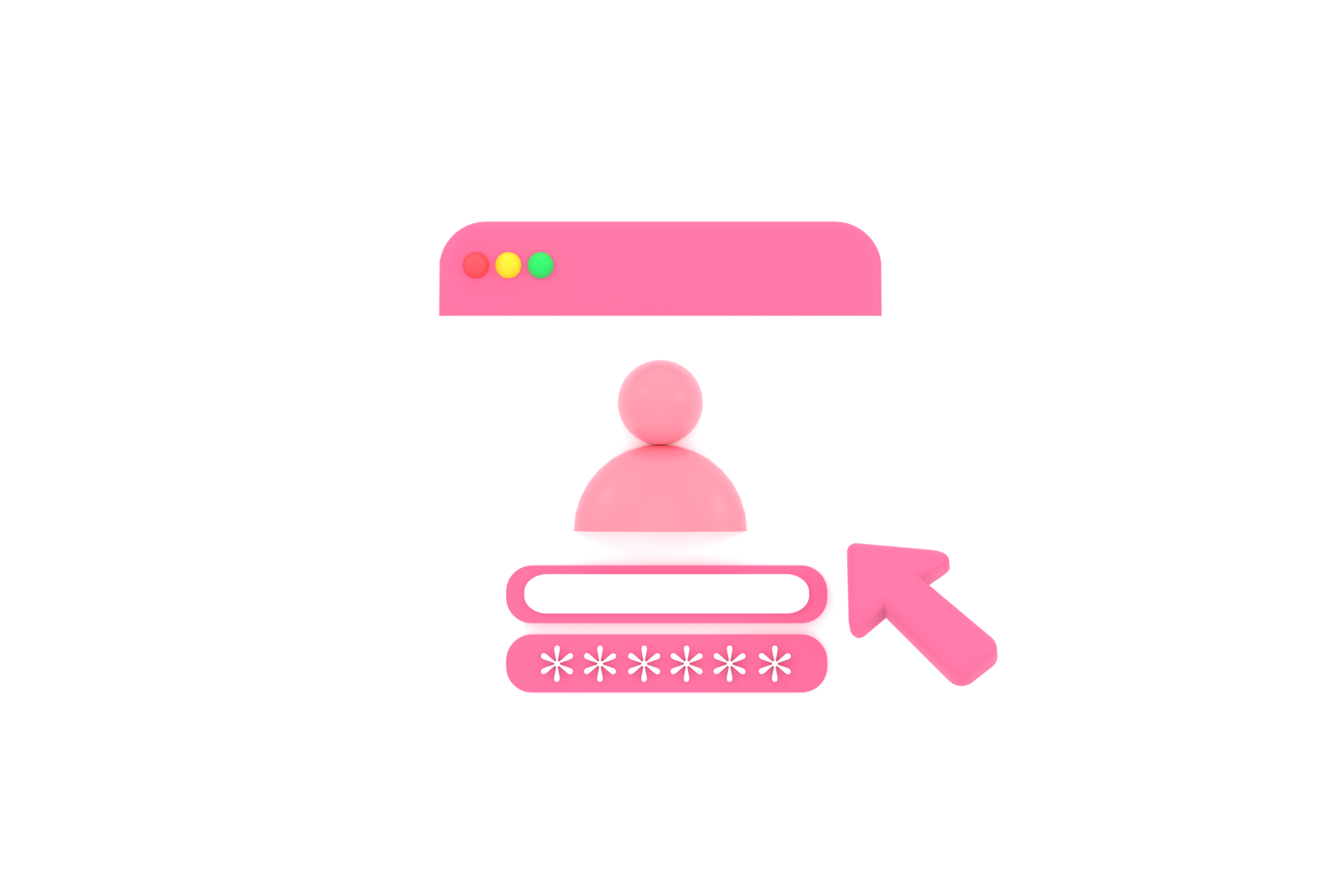 3d Login Screen Of The Operating System User 18107208 Png