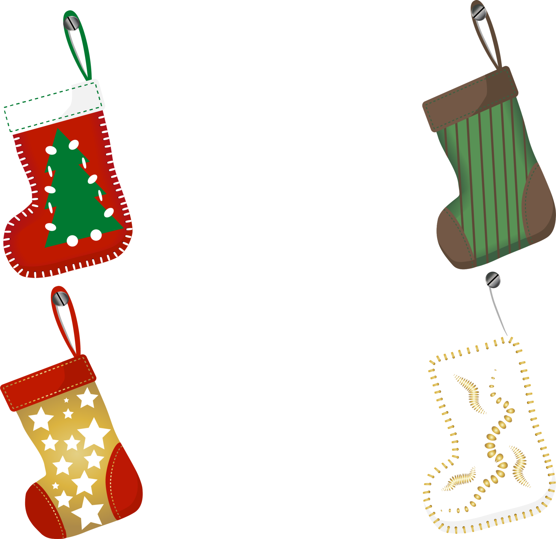 Collection accessory for celebration holiday New Year and Christmas 18136493 PNG