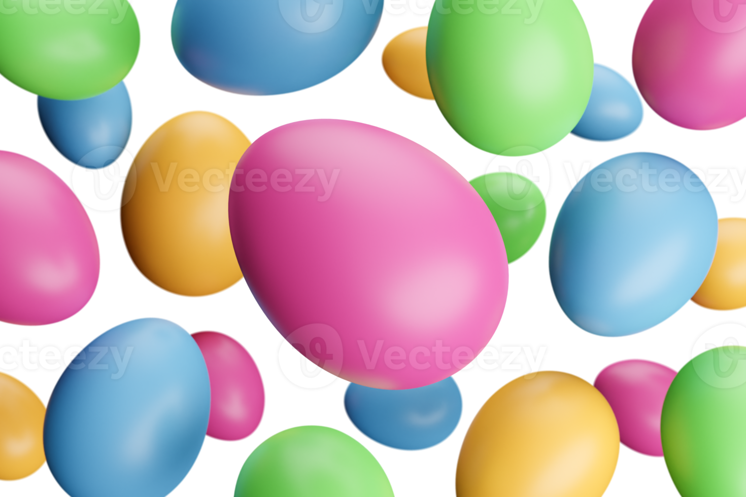 Easter Egg Falling 3d Render Illustration 18243935 Png