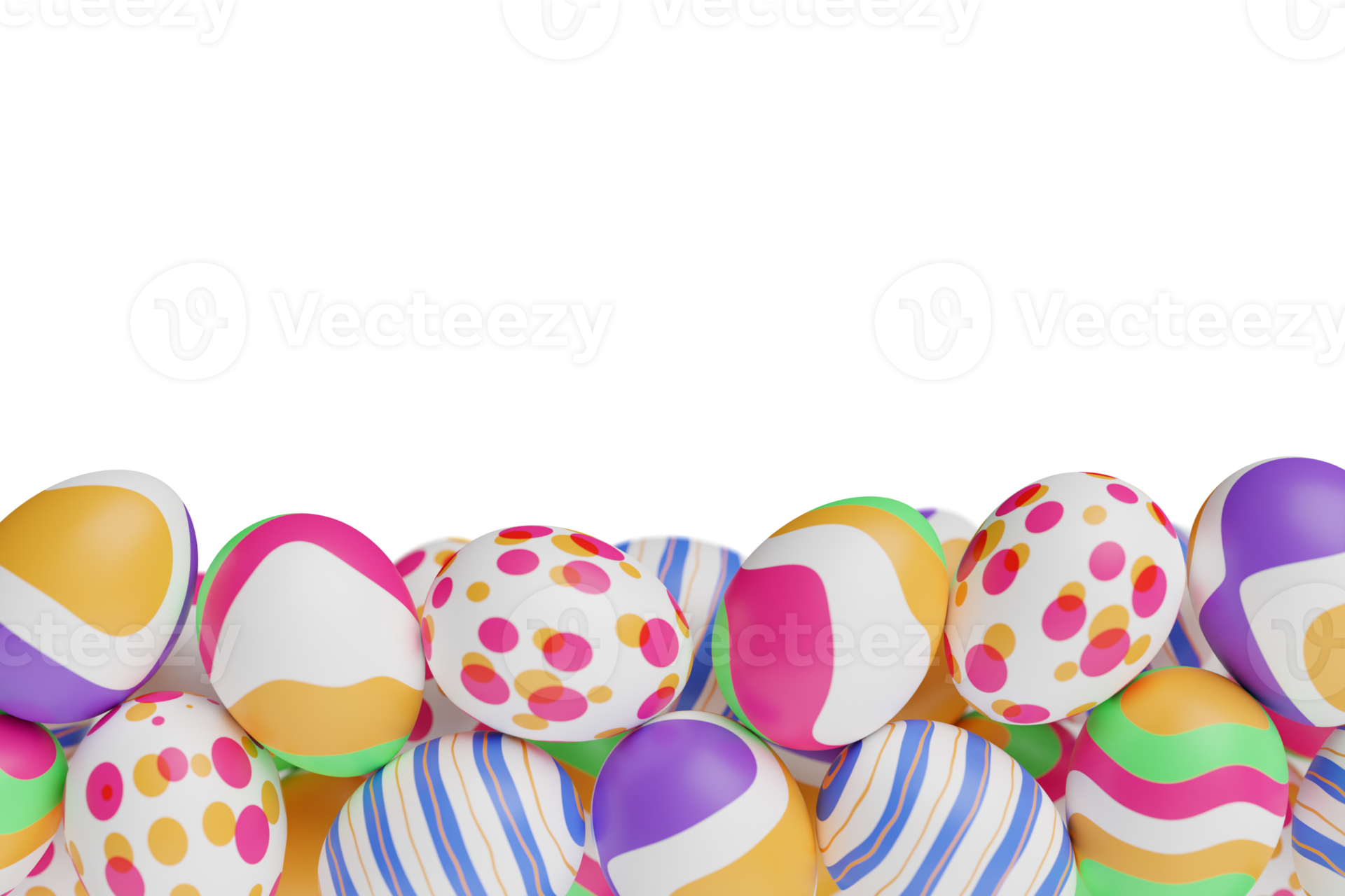 egg frame 3d render easter border 18243936 PNG