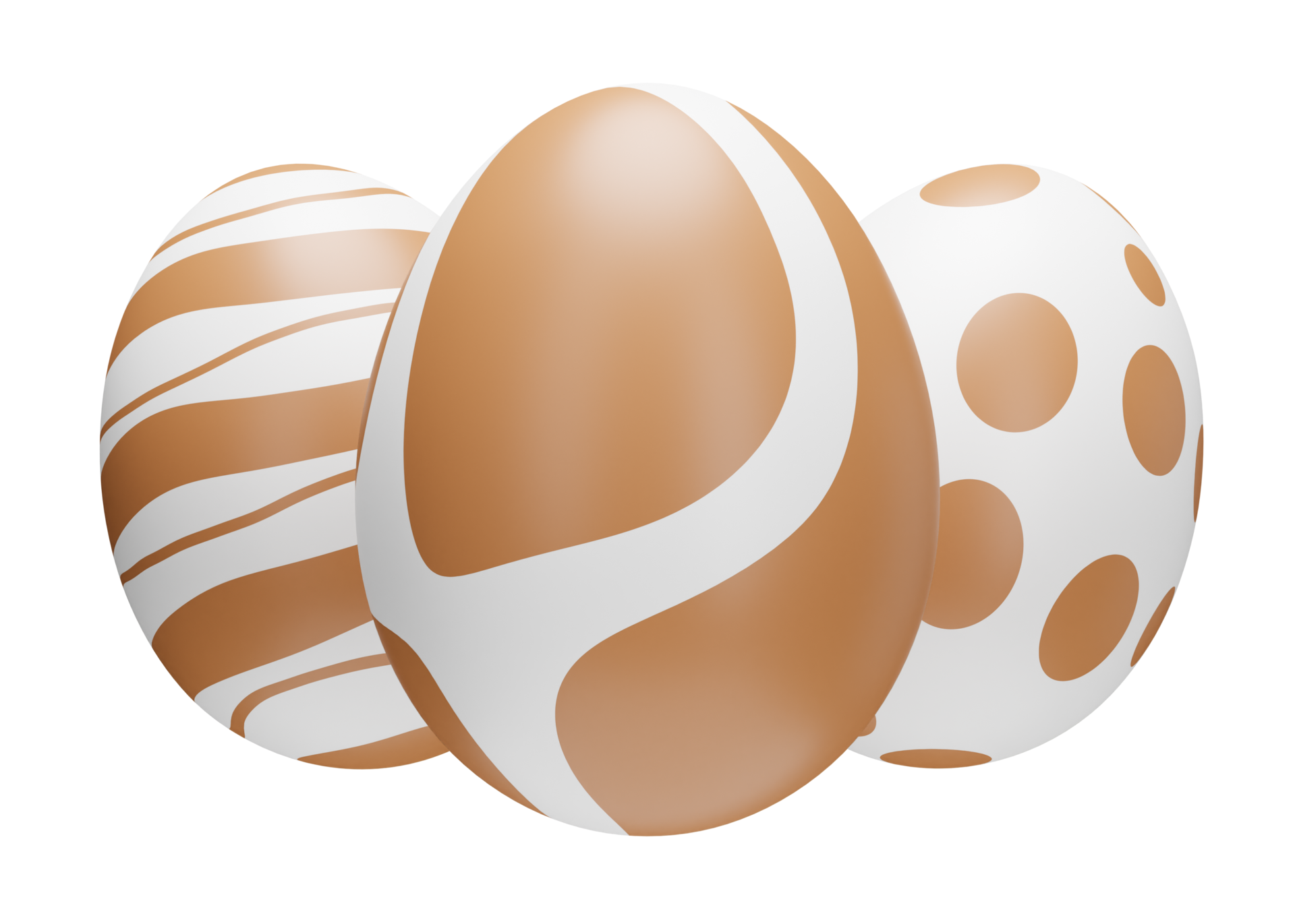 easter gold egg three 3d illustration 18243992 PNG
