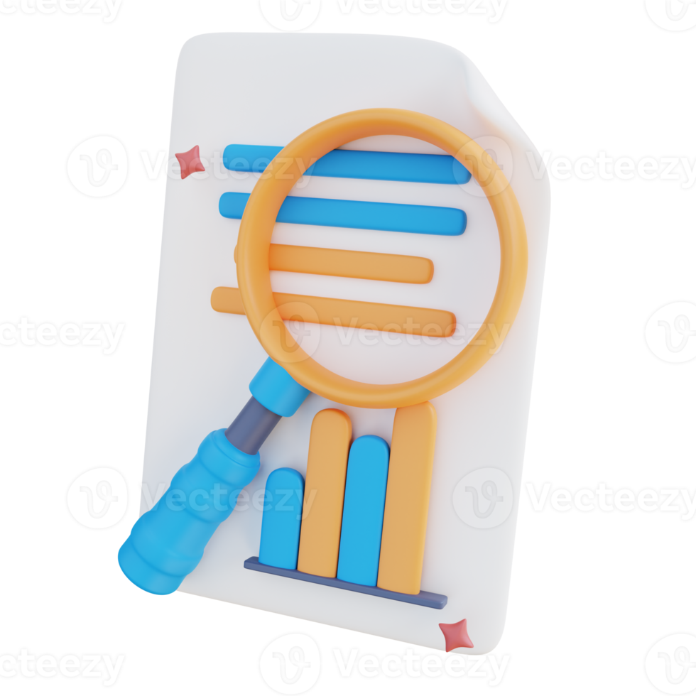 3d illustration data analysis document 18244824 PNG 3d illustration data analysis document 18244824 PNG