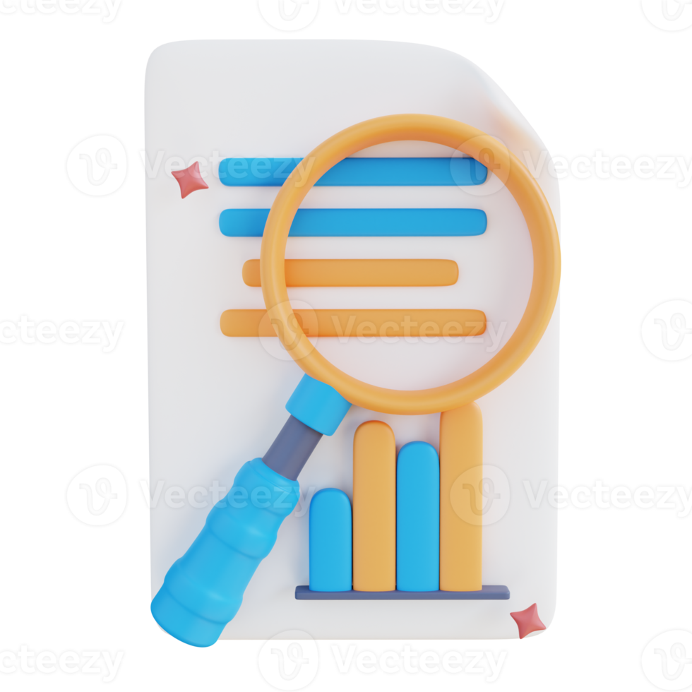 3d illustration data analysis document 18245233 PNG 3d illustration data analysis document 18245233 PNG