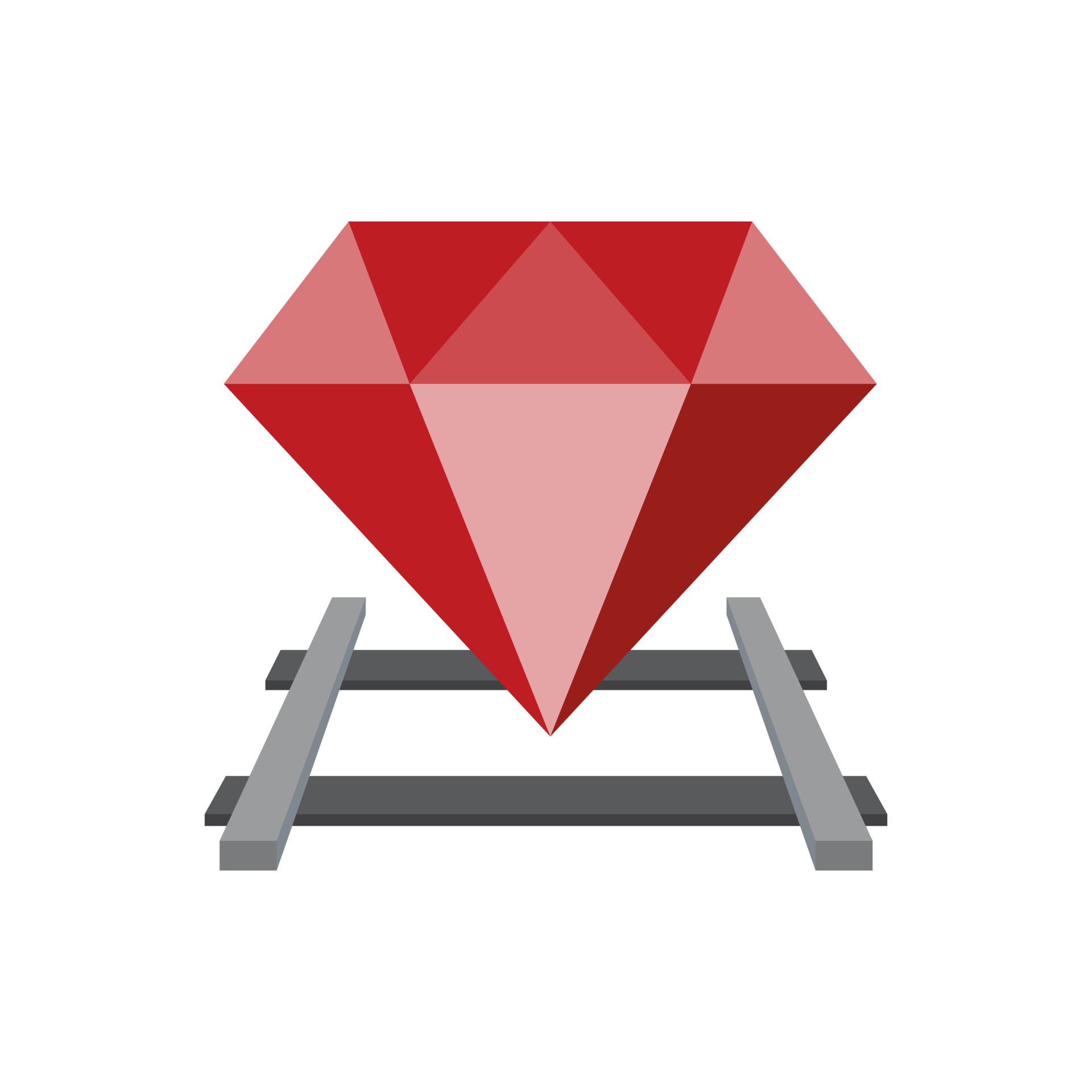 Free rubí en la vía férrea icono del tren 18245862 PNG with Transparent Background