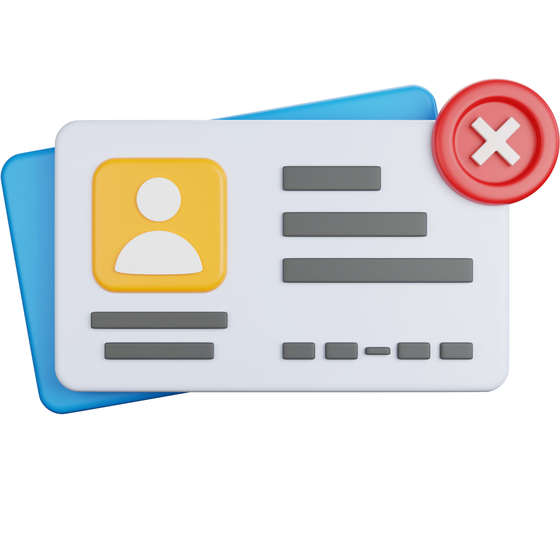 Free Tarjeta De Identidad De Representaci n 3D En Aislado No Verificado Free Tarjeta De Identidad De Representaci n 3D En Aislado No Verificado