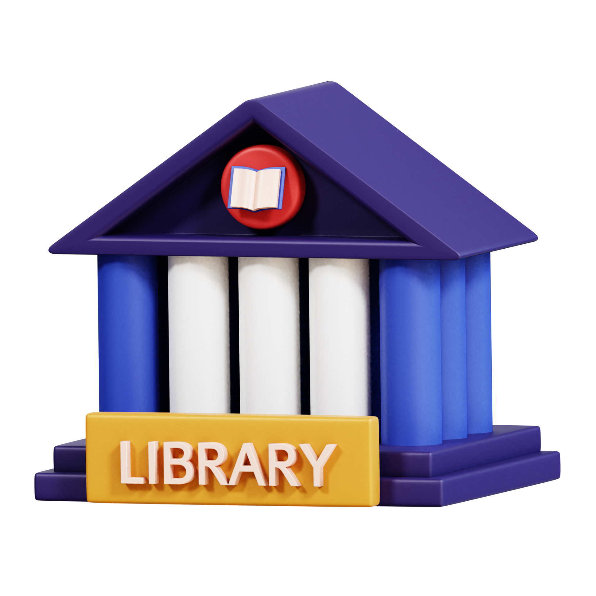 Library Education 3D Icon 18250052 PNG