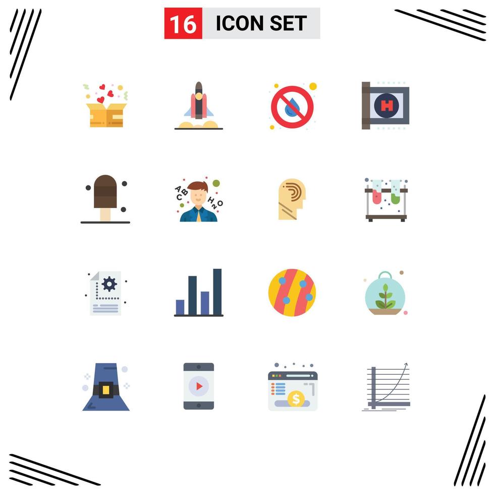 User Interface Pack Of 16 Basic Flat Colors Of Cream Hospital Startup