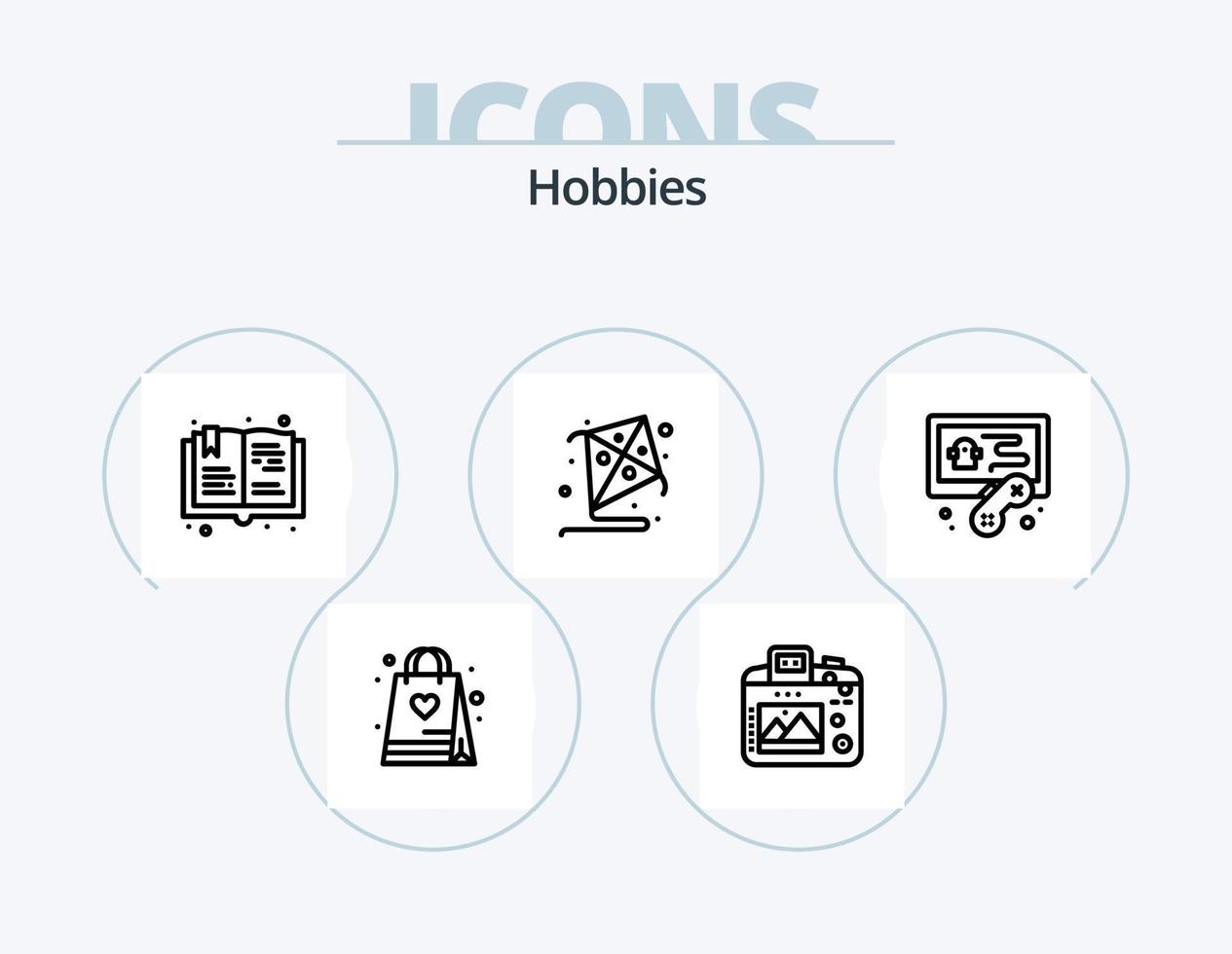 aficiones línea icono paquete 5 diseño de iconos. . pasatiempo. aptitud ... aficiones línea icono paquete 5 diseño de iconos. . pasatiempo. aptitud ...