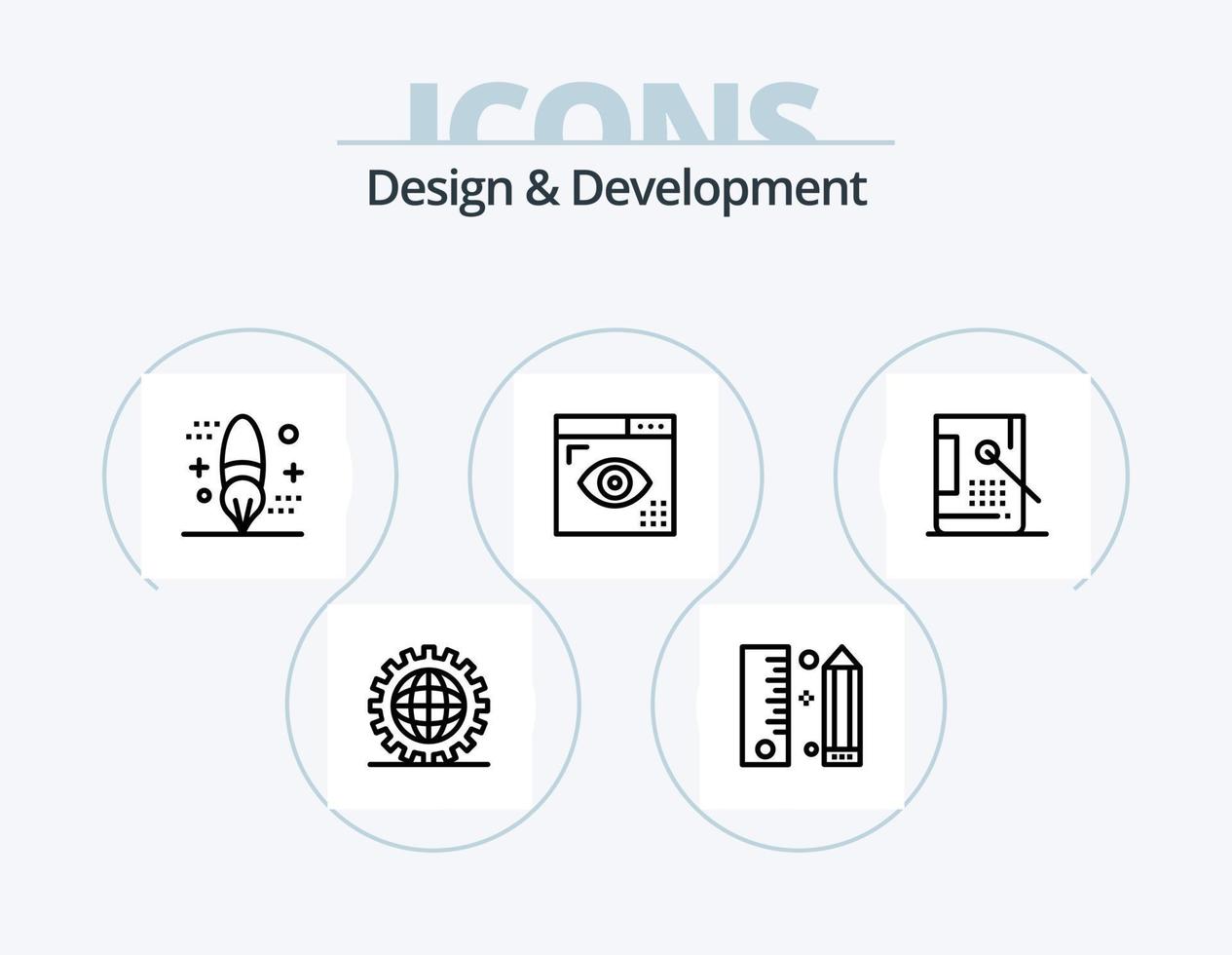 Design and Development Line Icon Pack 5 Icon Design. development ... Design and Development Line Icon Pack 5 Icon Design. development ...