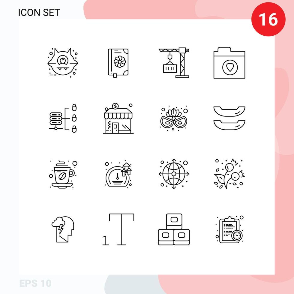 User Interface Pack Of 16 Basic Outlines Of Business Secure Web Server Crane Secure Server Files