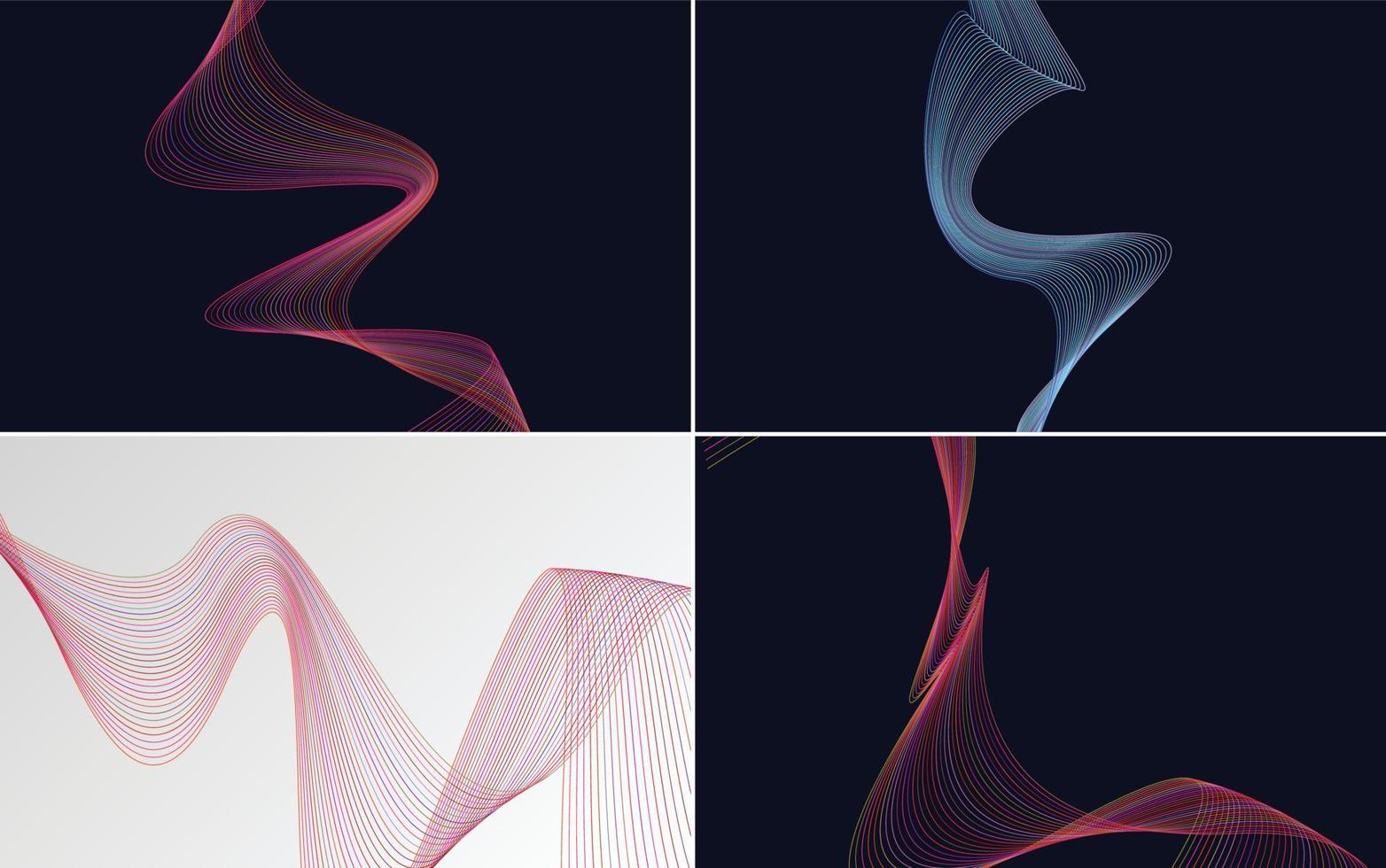 Add depth to your designs with this set of 4 vector backgrounds ...