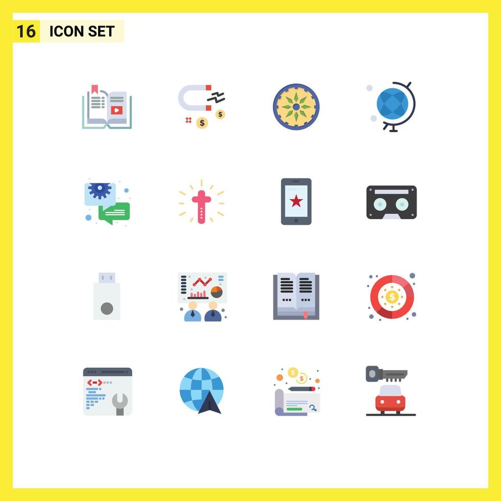 16 Universal Flat Colors Set For Web And Mobile Applications Consulting