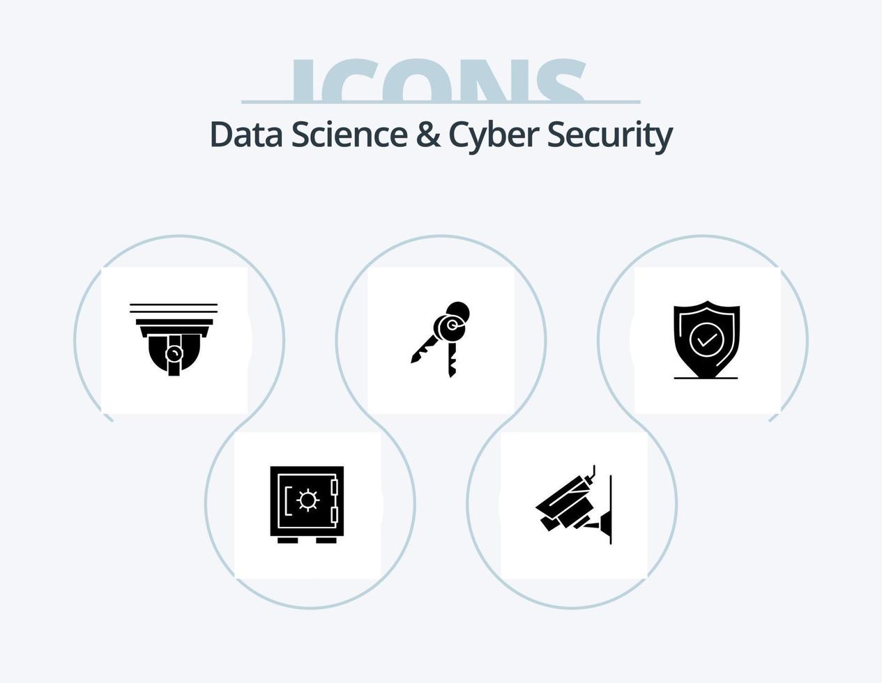 Data Science And Cyber Security Glyph Icon Pack 5 Icon Design ... Data Science And Cyber Security Glyph Icon Pack 5 Icon Design ...