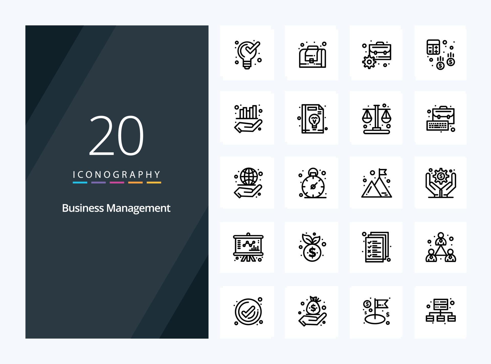 20 Business Management Outline icon for presentation 18298098 Vector ... 20 Business Management Outline icon for presentation 18298098 Vector ...