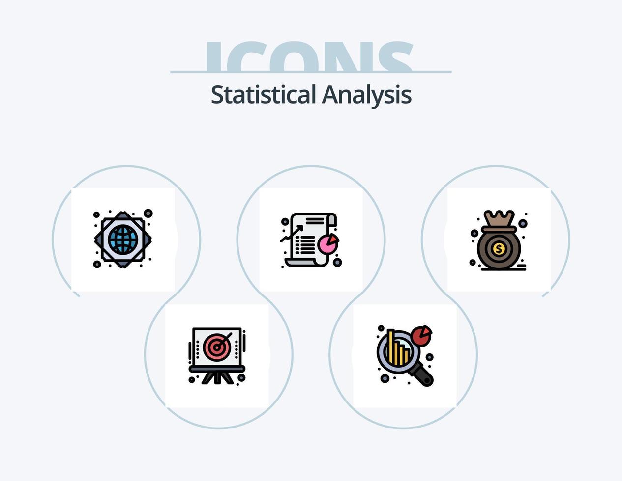 Statistical Analysis Line Filled Icon Pack 5 Icon Design. growth ... Statistical Analysis Line Filled Icon Pack 5 Icon Design. growth ...